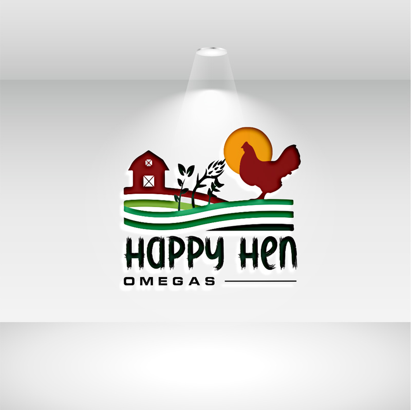 Playful, Bold Logo Design for Happy Hen Omegas by Ayleen | Design #34571935