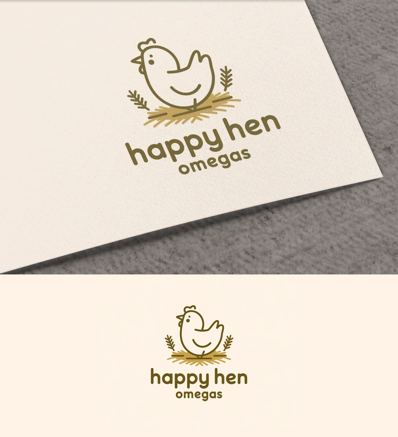 Playful, Bold Logo Design for Happy Hen Omegas by Fiona sky1 | Design ...