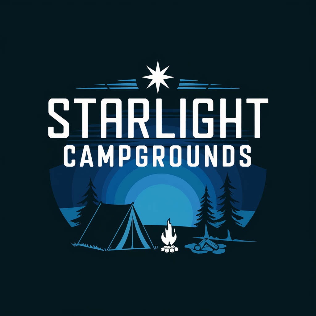 Playful, Masculine, Tourism and recreation, camping Logo Design for Starlight Campgrounds by ...