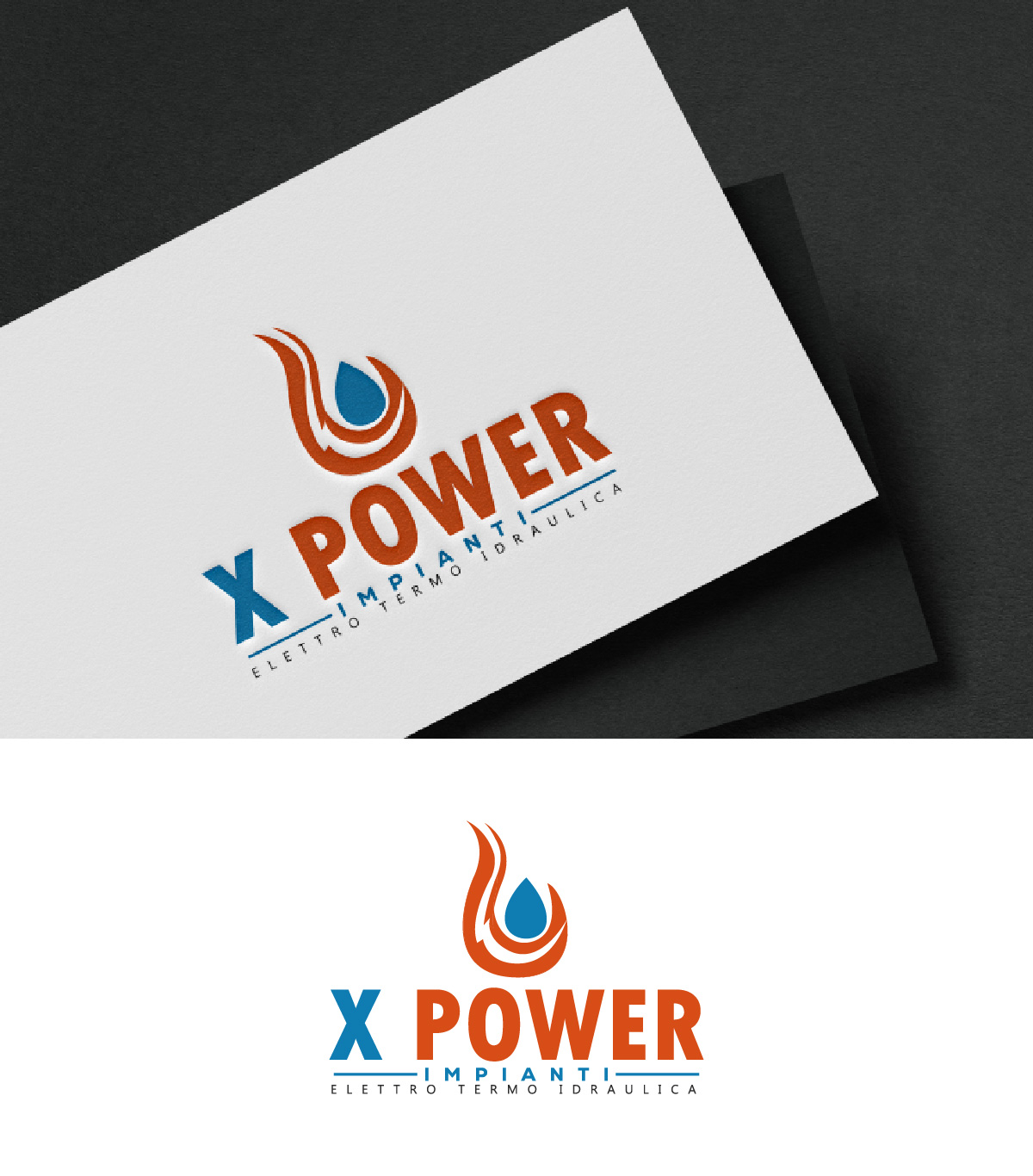 Elegant, Playful Logo Design for X POWER IMPIANTI - Elettro Termo ...