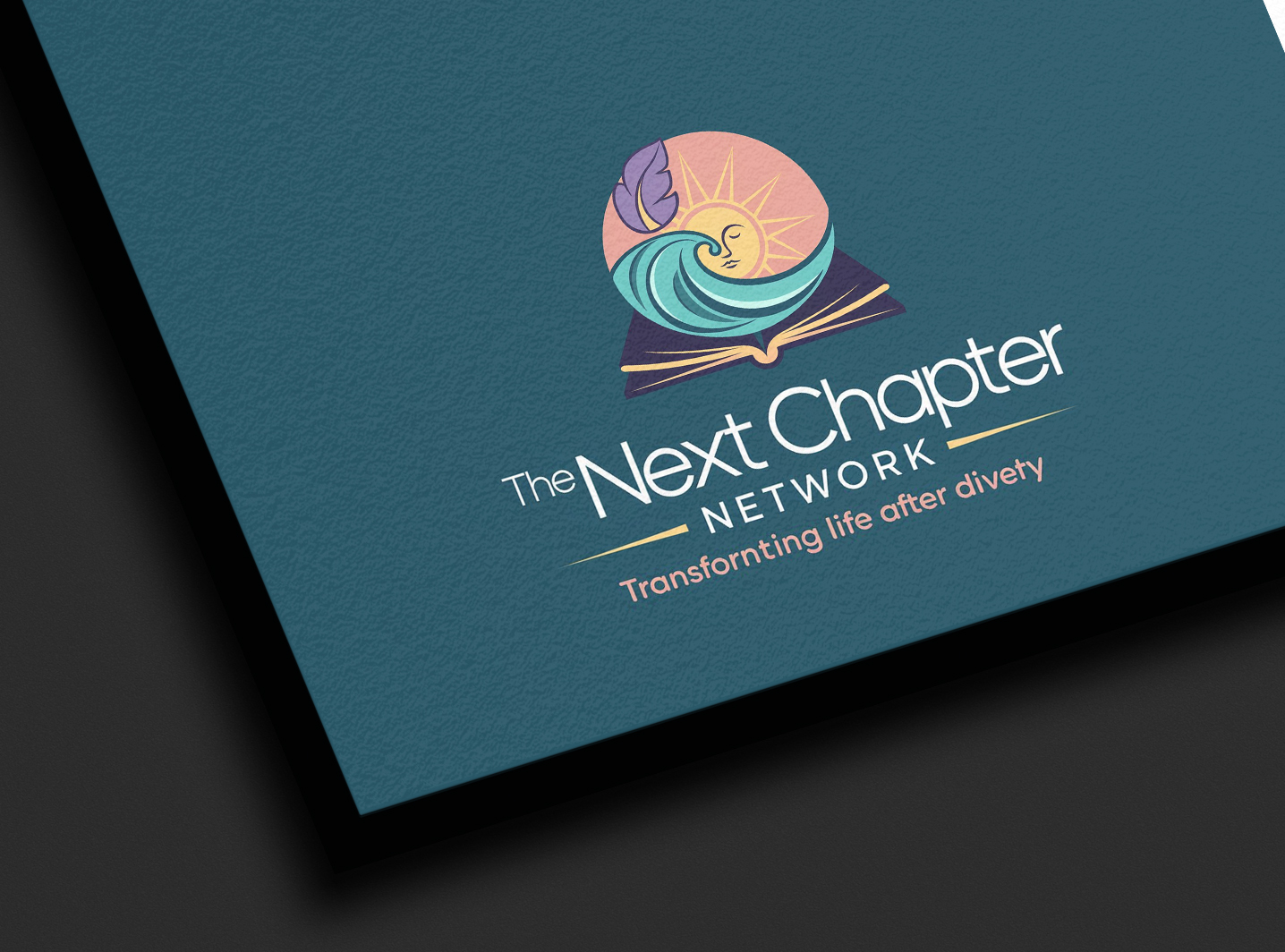 Elegant, Playful Logo Design for The Next Chapter Network by InkForge ...