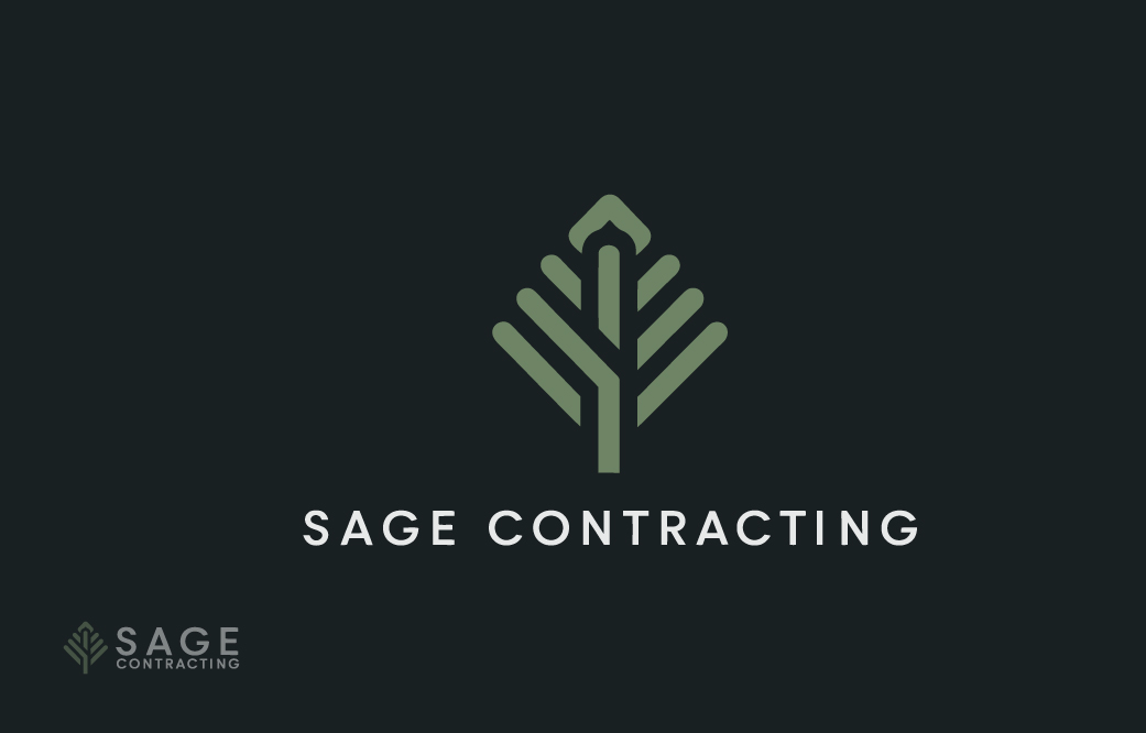 Logo Design for Sage Contracting by Christian Cruz | Design #34632961