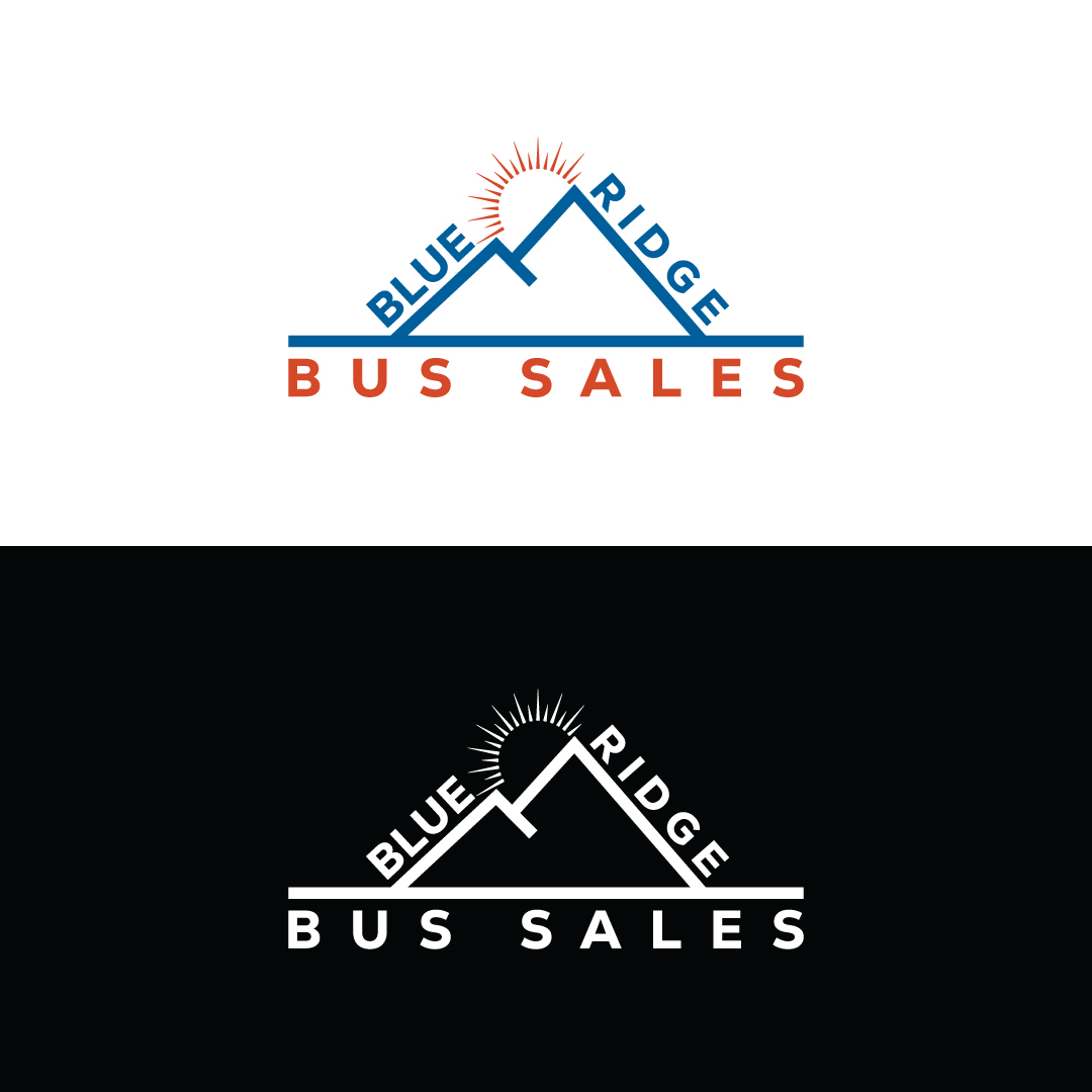 Logo Design for Blue Ridge Bus Sales by Md Nurullah 1 | Design #34658146