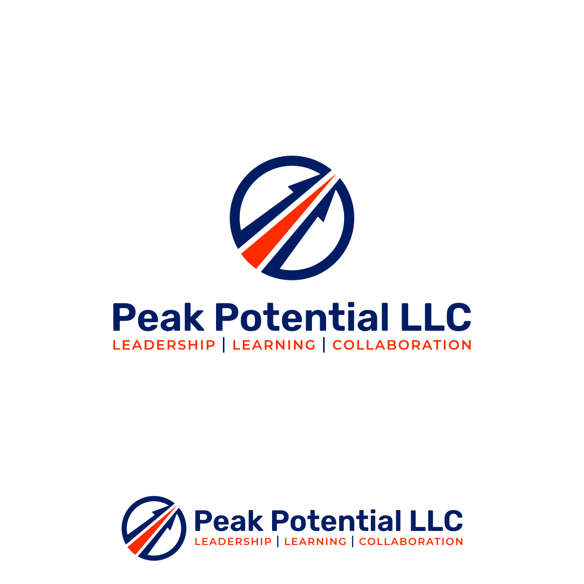 Logo Design for Peak Potential LLC... Leadership. Learning ...