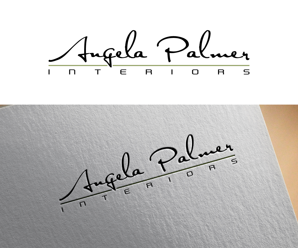 Logo Design for Angela Palmer Interiors by Sakhawat Shamim | Design ...