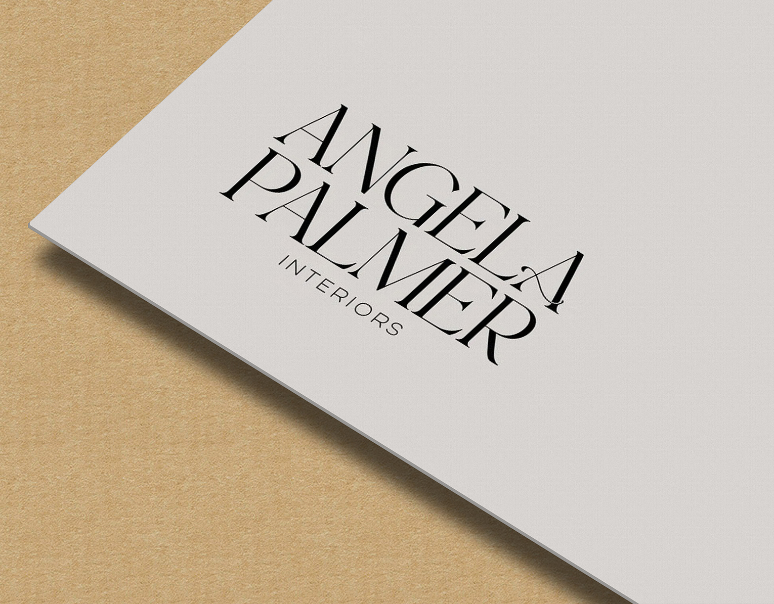 Logo Design for Angela Palmer Interiors by Zaiyna 00 | Design #34709480