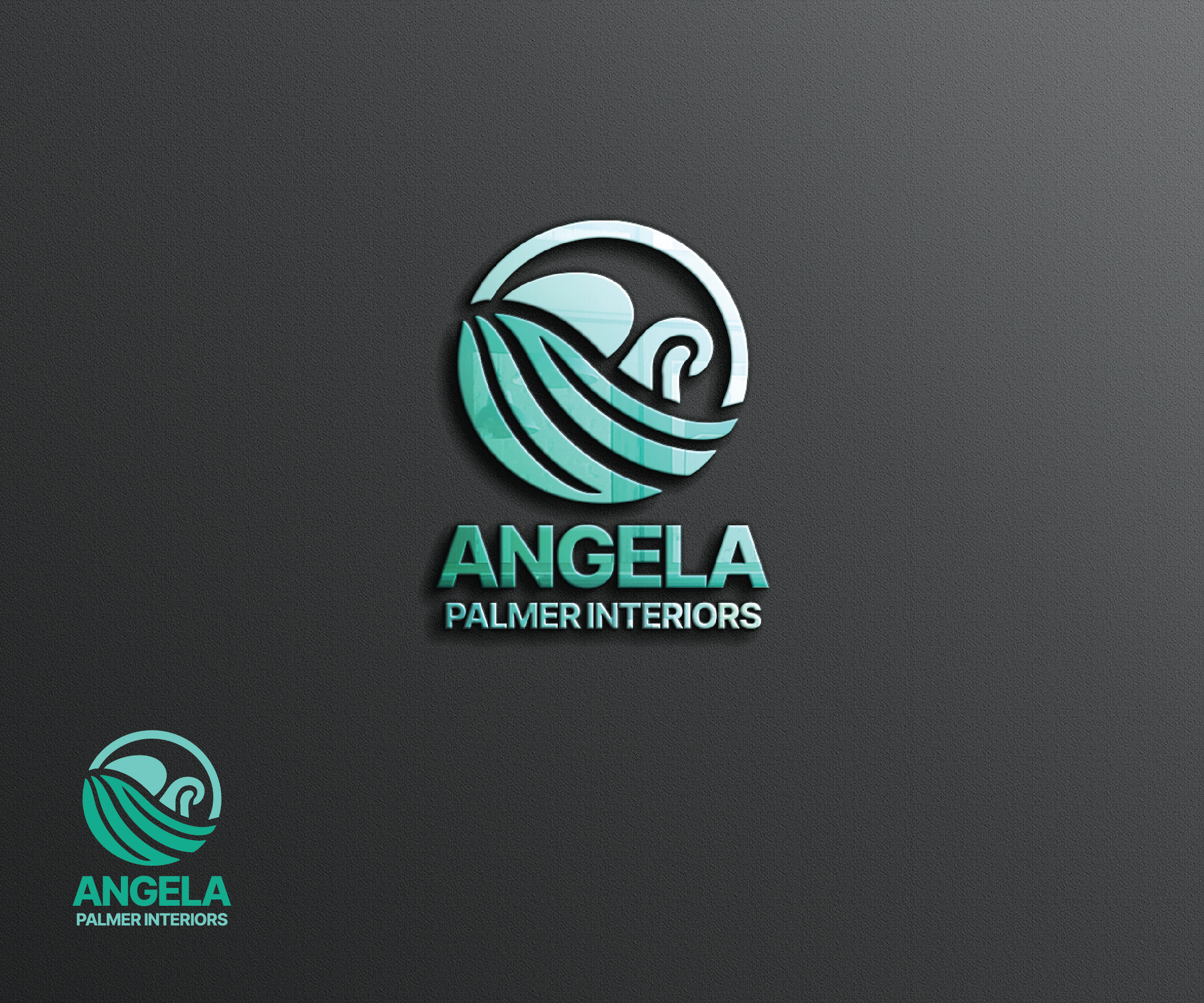 Logo Design for Angela Palmer Interiors by Mir Anwer Hossen Raju ...