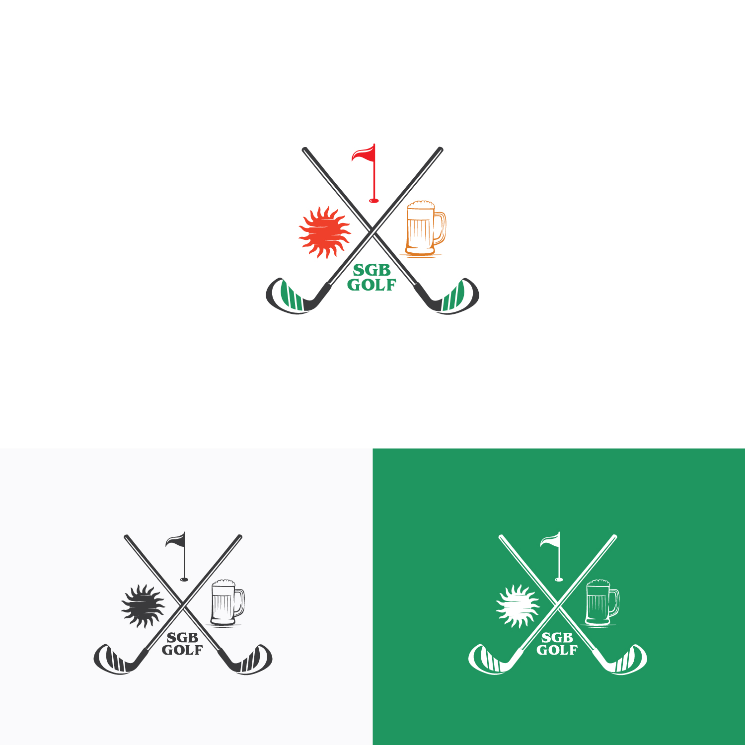 Elegant, Playful, Golf Logo Design for SGB Golf by sankar999 | Design ...