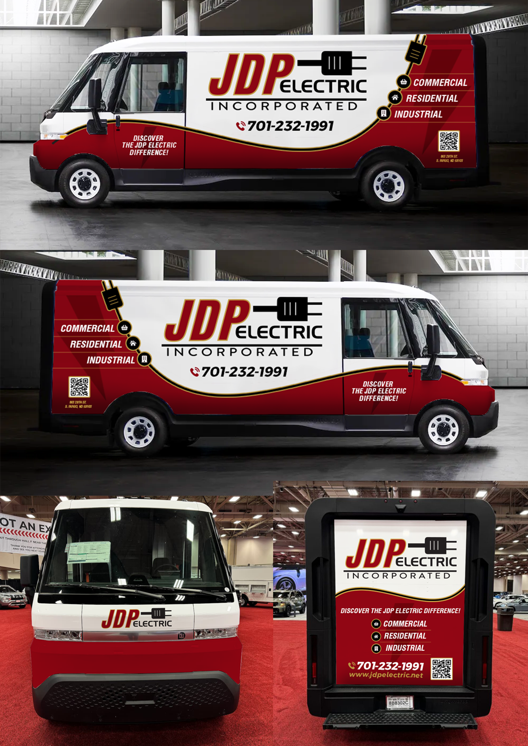 Bold, Playful, Electrical Car Wrap Design for JDP Electric by ...