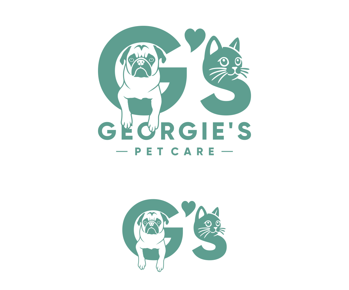 Elegant, Playful, Pet Care Logo Design for G's (short version) and G's ...