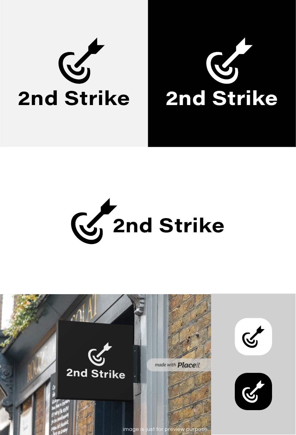 Logo Design for 2nd Strike by nandkumar | Design #34729346