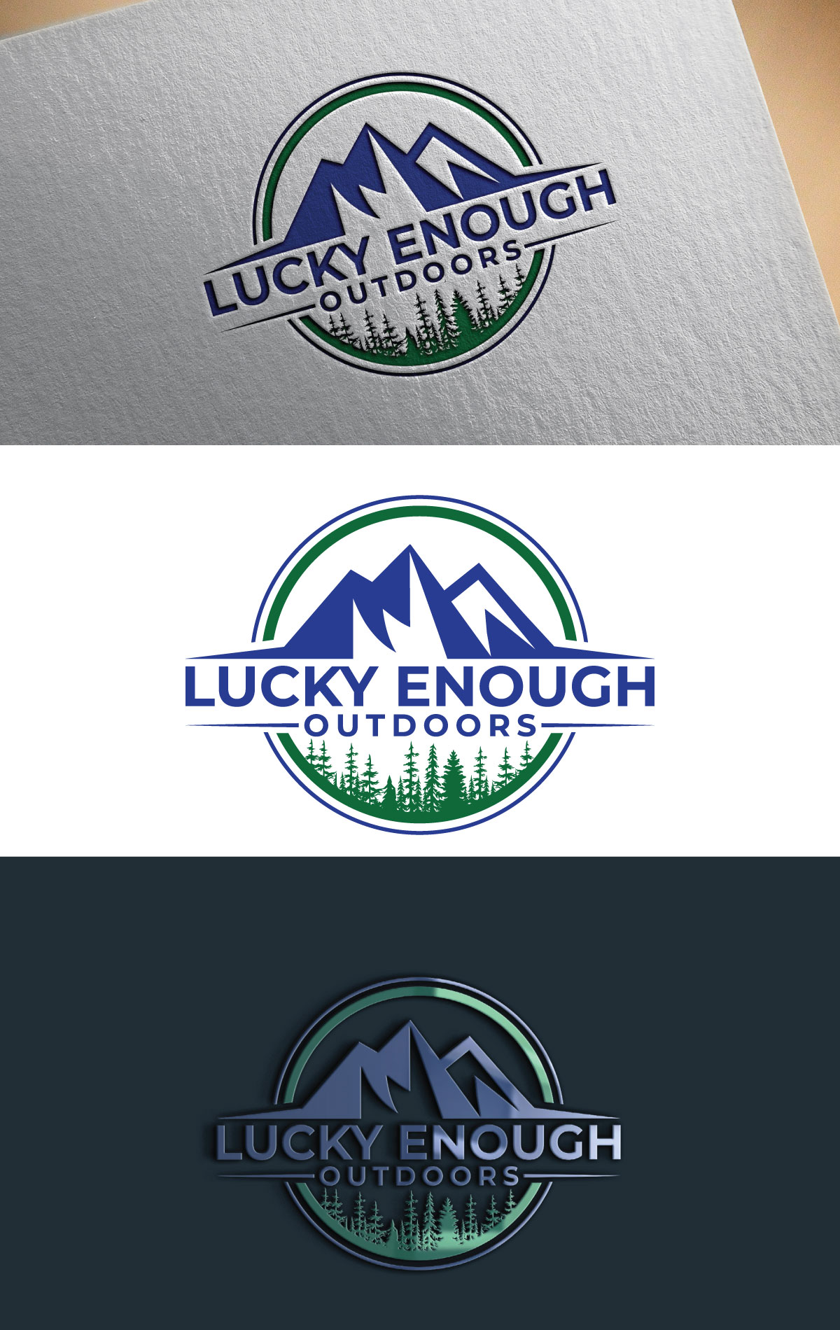 Elegant, Playful Logo Design for Lucky Enough by Creative One09 ...