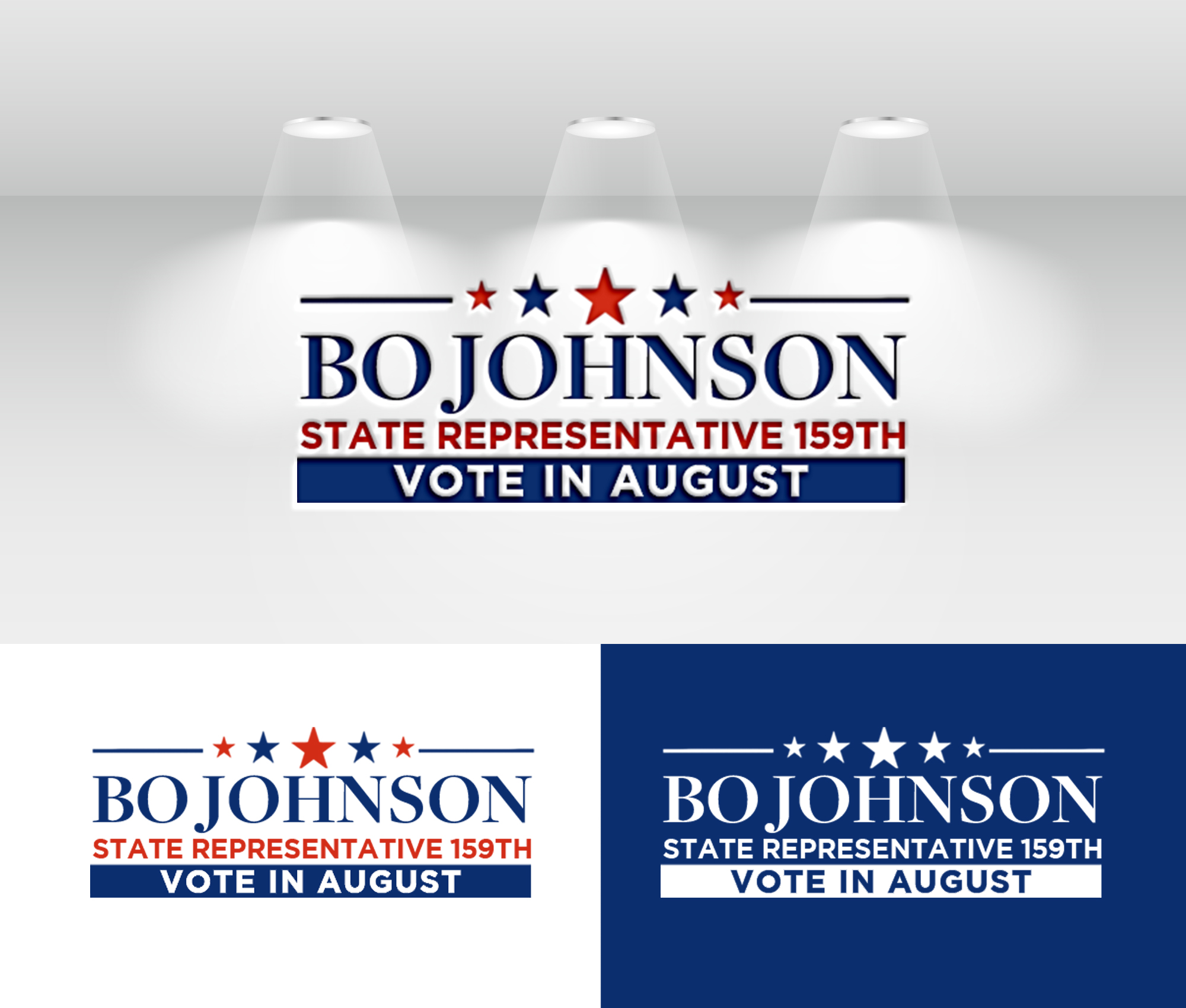 Logo Design for Bo Johnson, State representative 159th vote in august ...