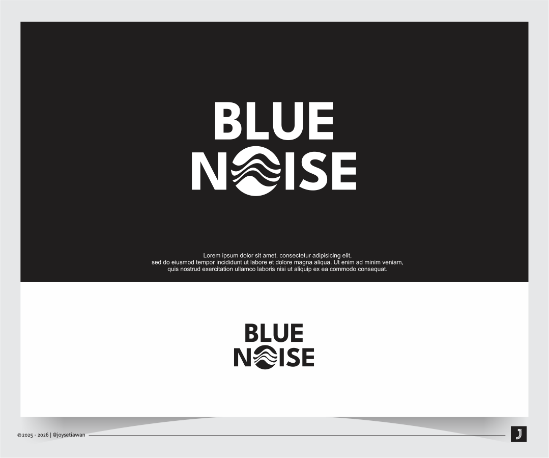 Upmarket, Professional, music Logo Design for BLUE NOISE by joysetiawan ...