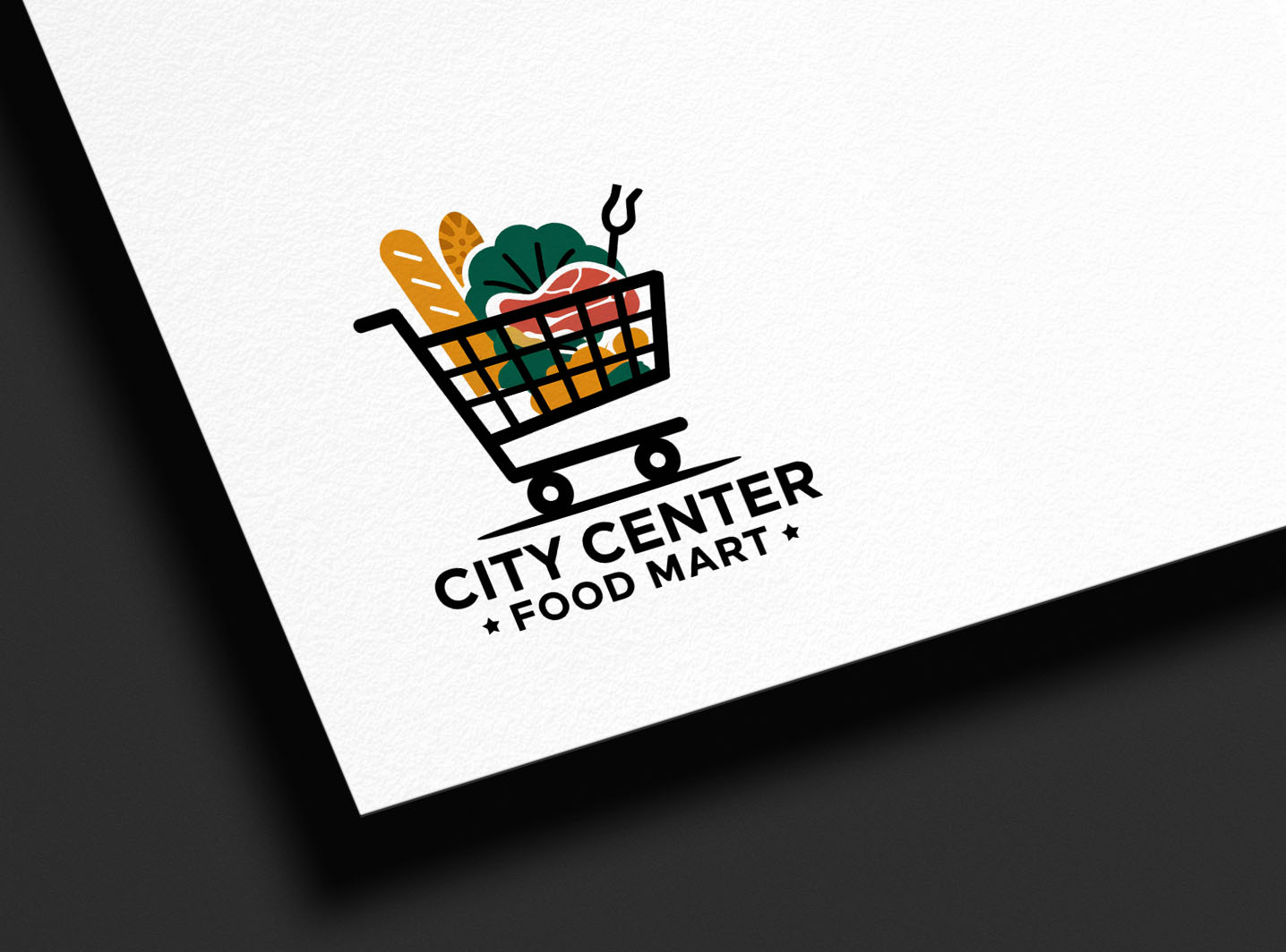 Elegant, Playful Logo Design for City Center Food Mart by Rabi ven ...