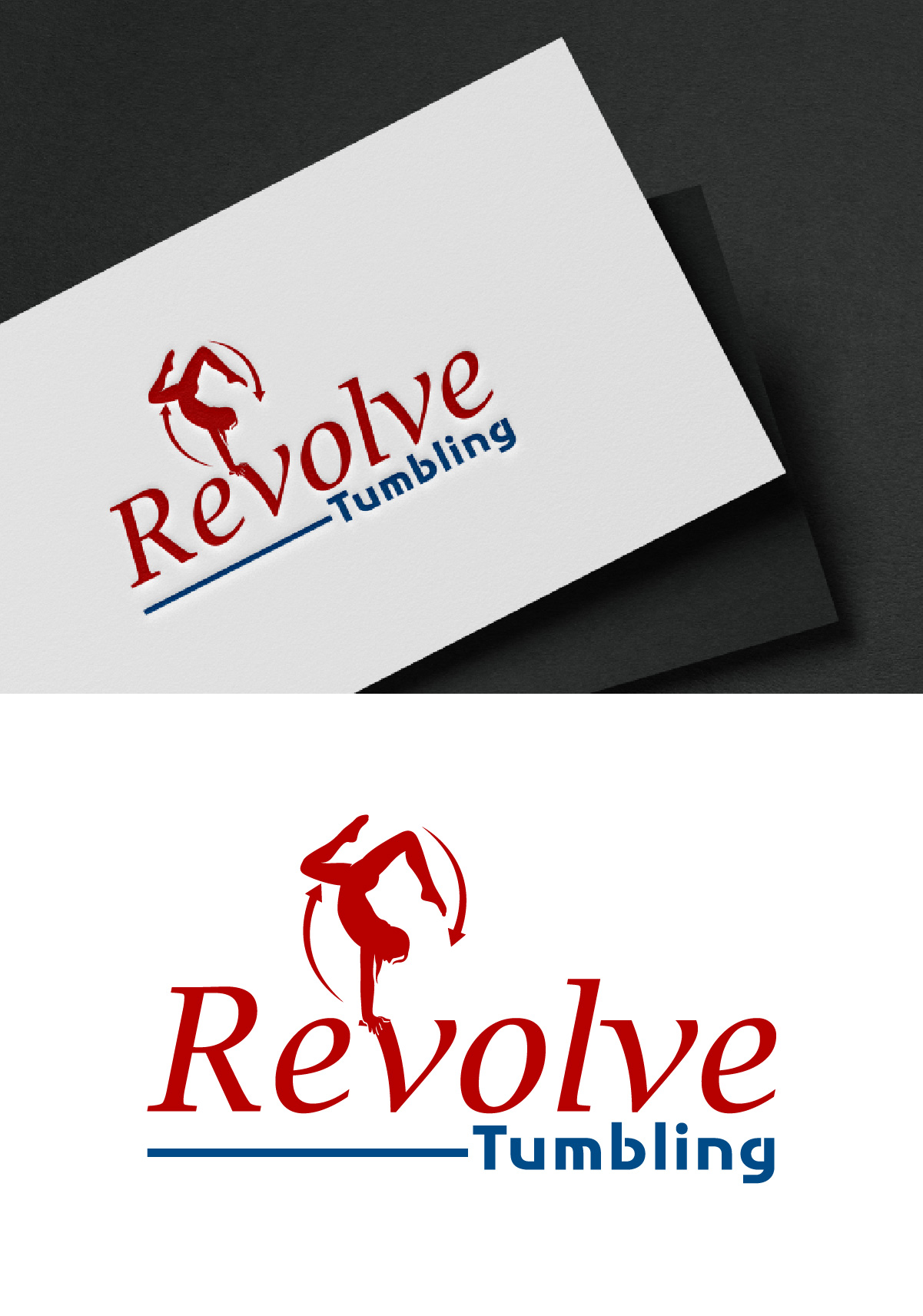 Bold, Upmarket, Gymnastics Gym Logo Design for Revolve Tumbling by fly ...