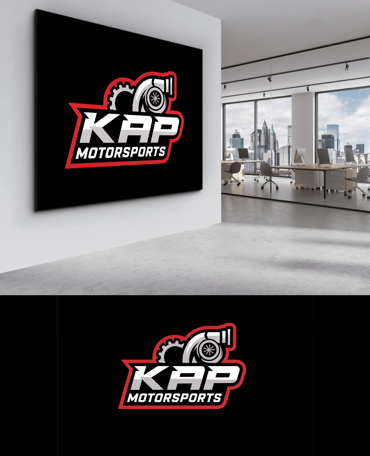 Bold, Serious, Automotive Logo Design for KAP Motorsports by maudelena ...