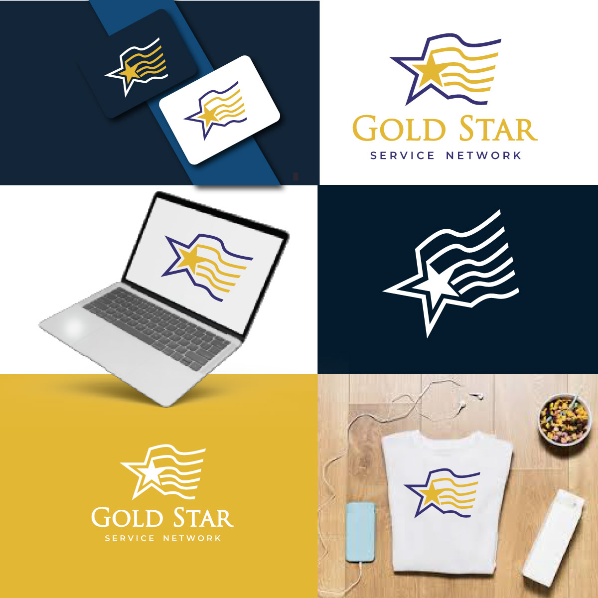 Logo Design for Gold Star Service Network by dianagargaritza | Design ...