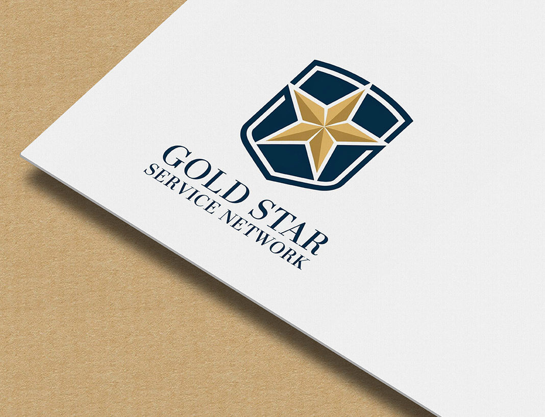 Logo Design for Gold Star Service Network by Zaiyna 00 | Design #34741223