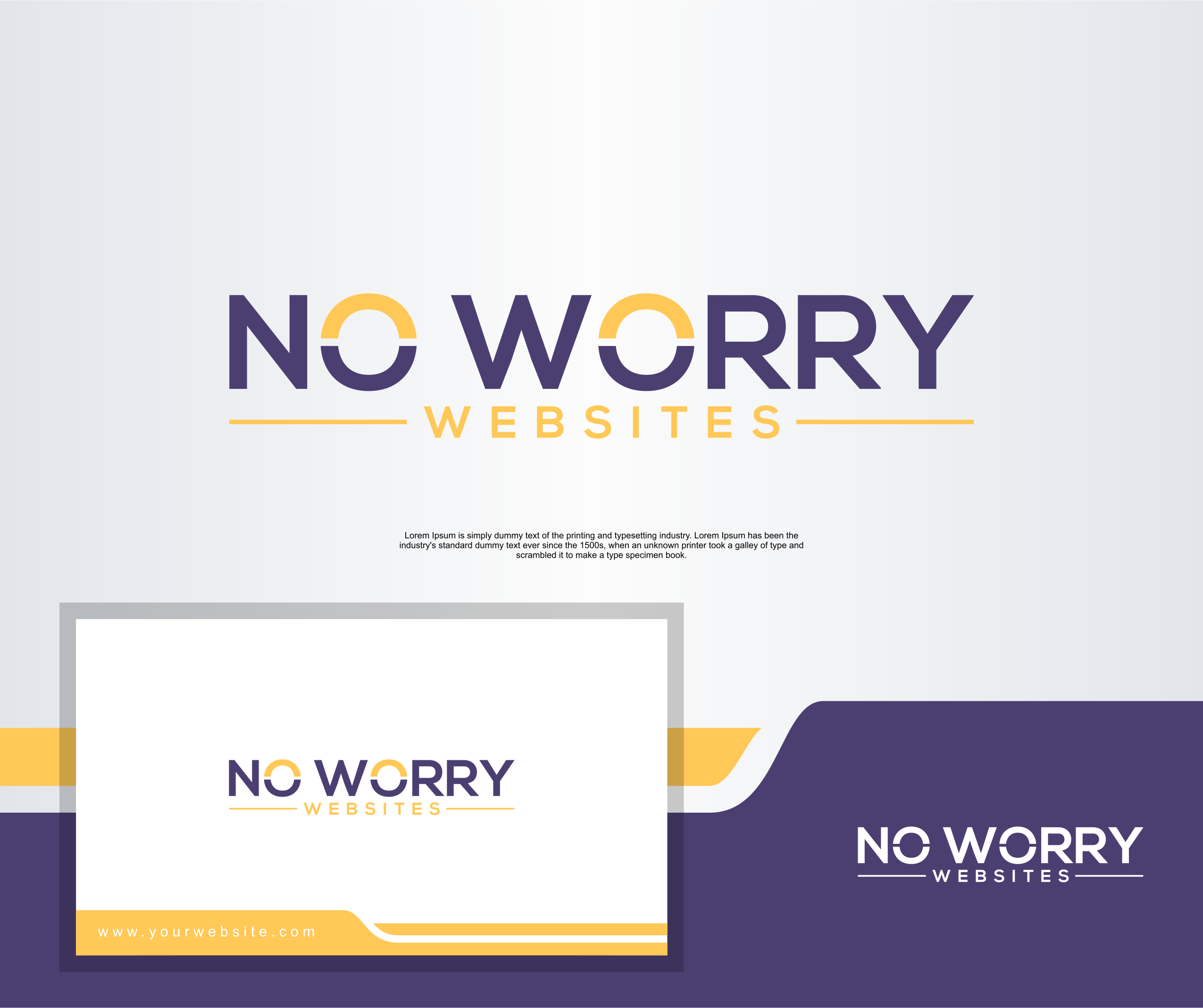 Modern, Professional, Web Design Logo Design for No Worry Websites by ...
