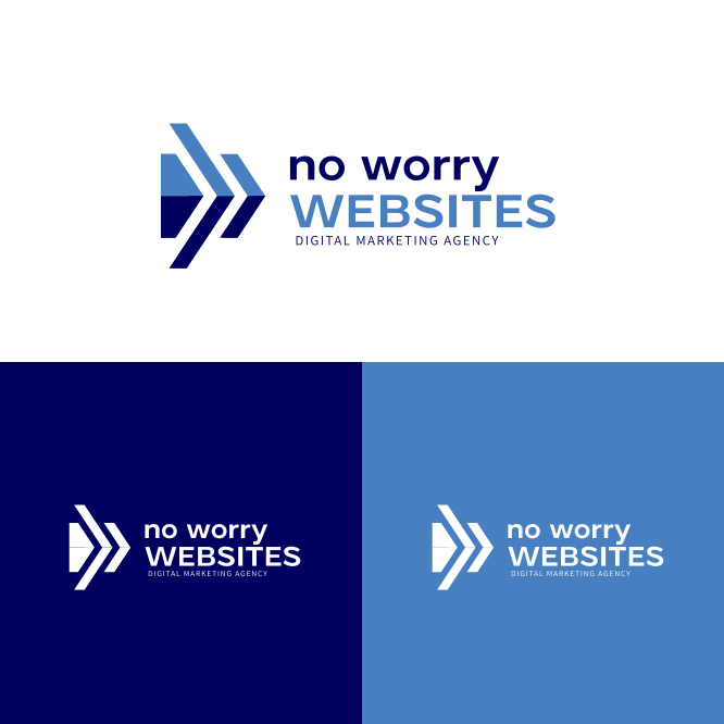 Modern, Professional, Web Design Logo Design for No Worry Websites by ...