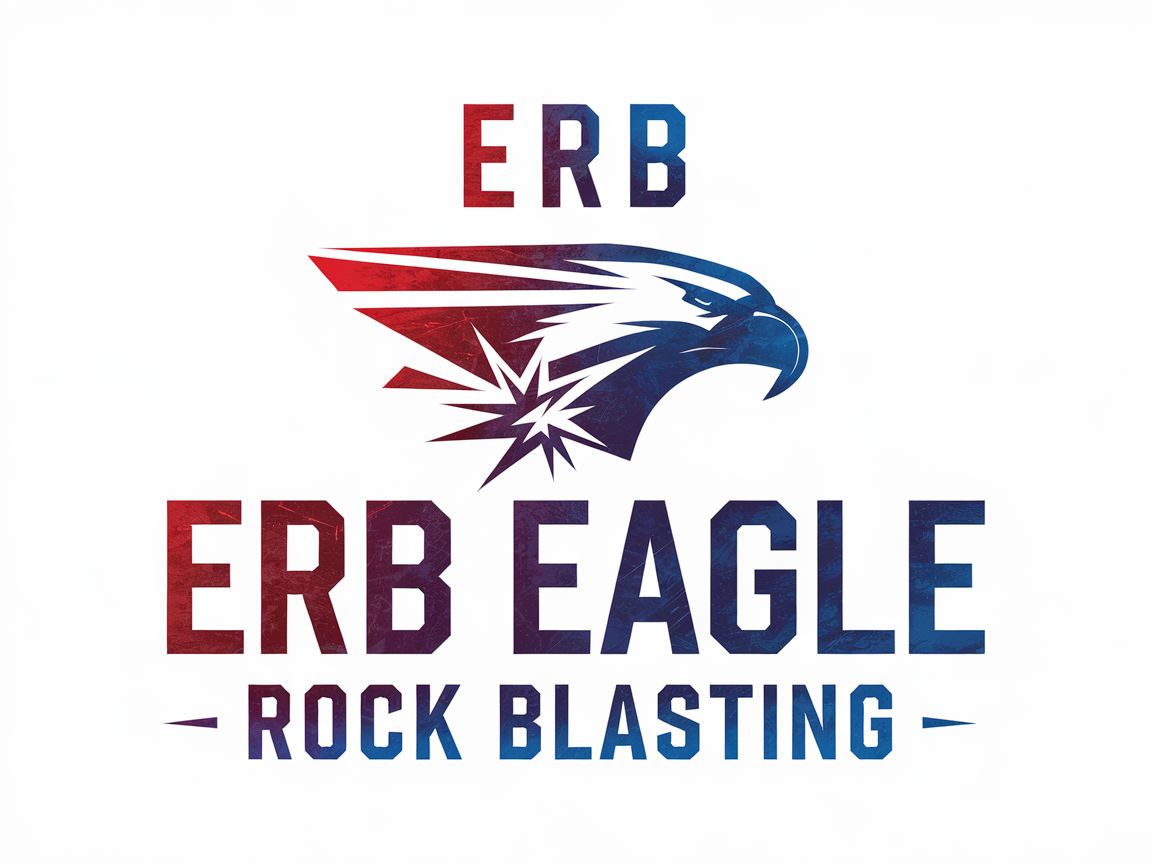 Elegant, Playful Logo Design for "ERB" Eagle Rock Blasting by Maya ...