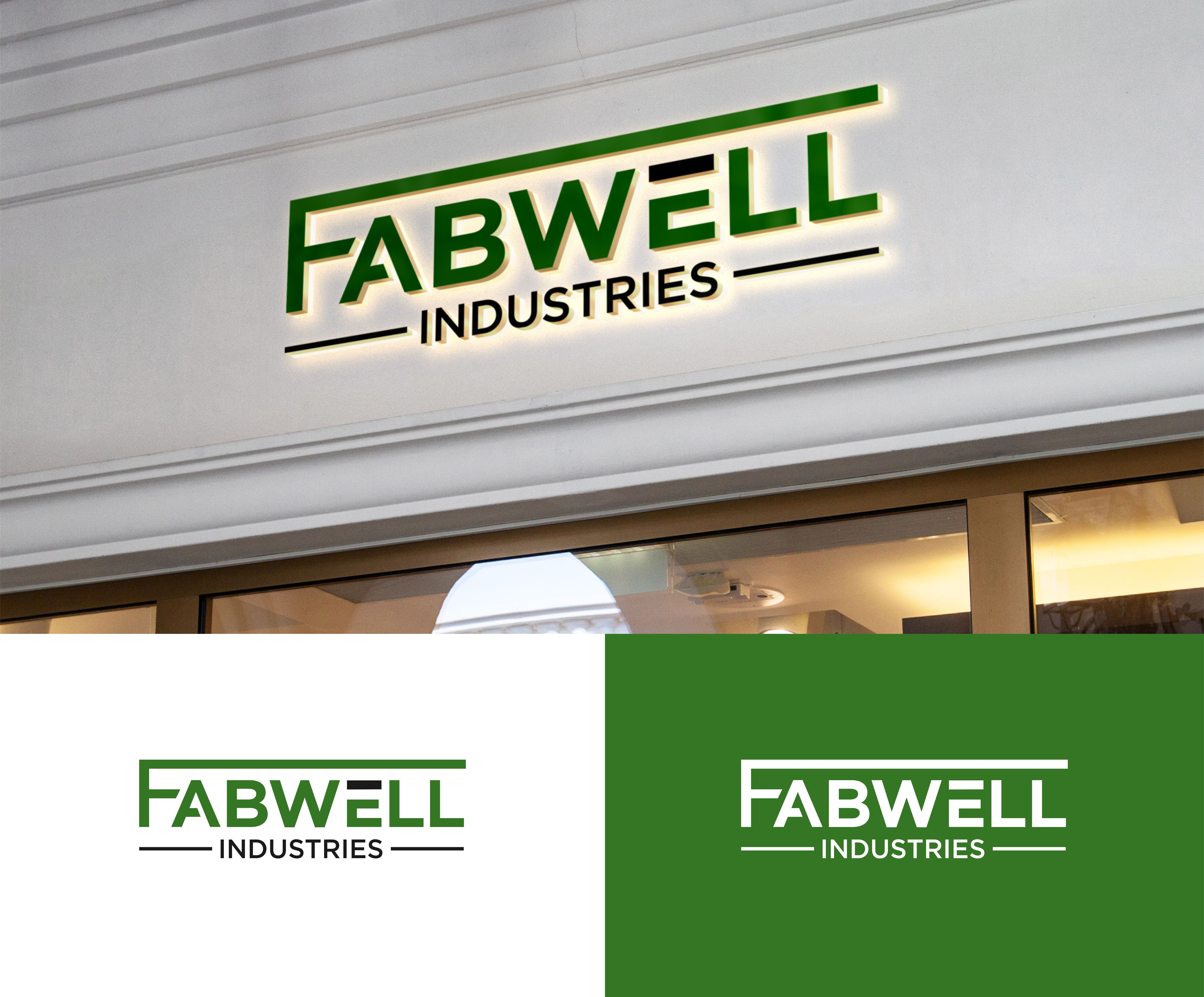 Elegant, Playful Logo Design for Fabwell by Graphic Media | Design ...