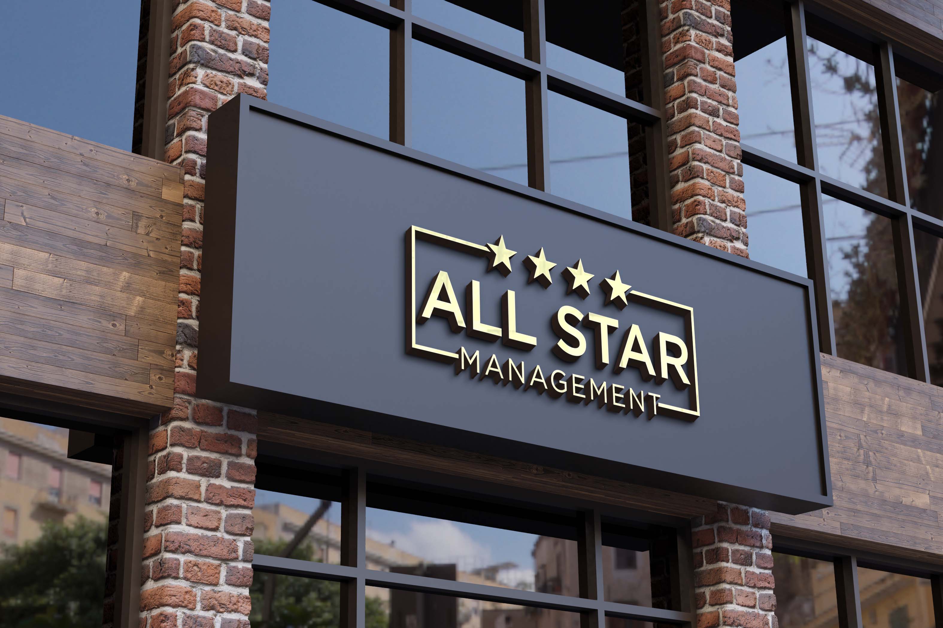 Logo Design for All Star Management by GeekGroup | Design #34748439