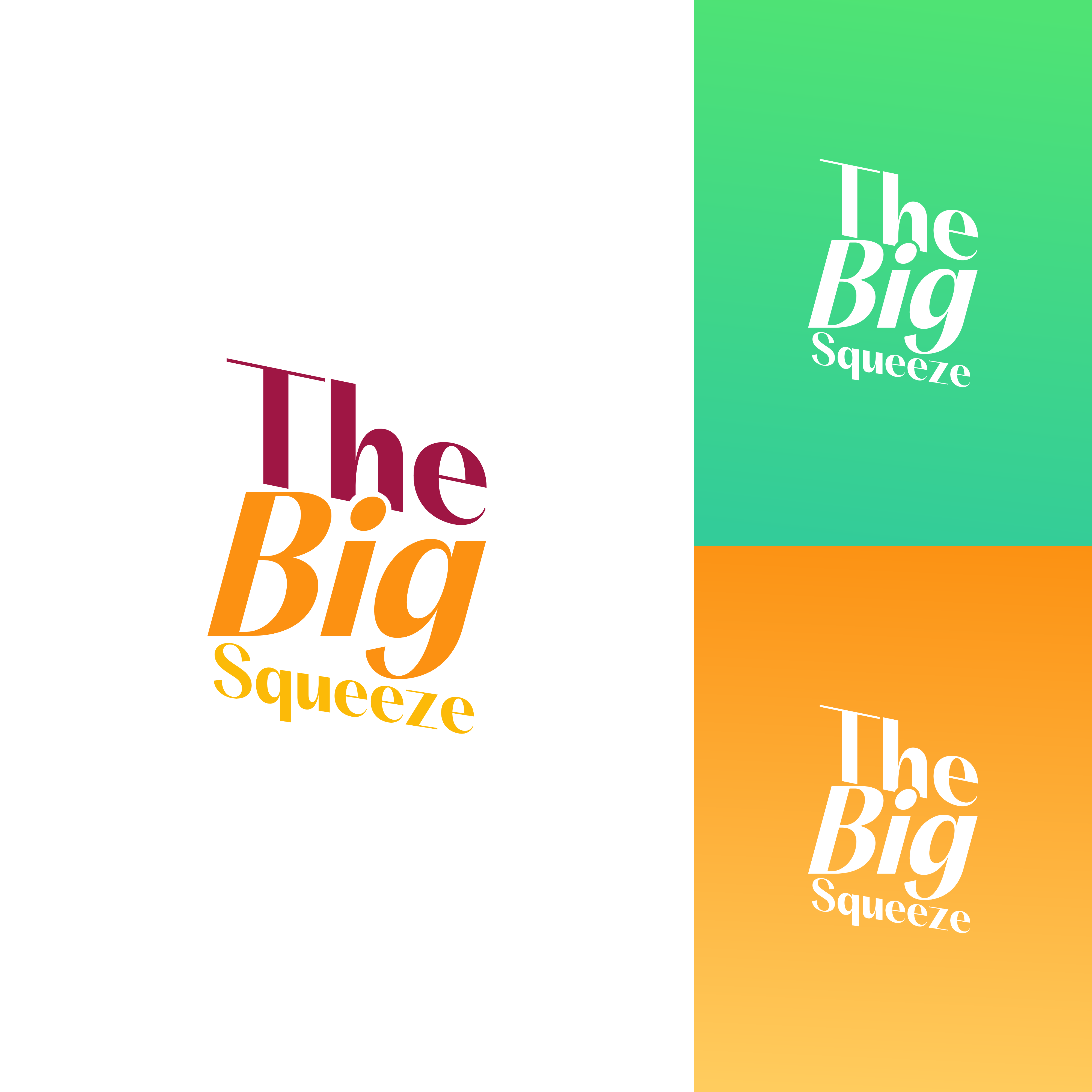 Logo Design for The Big Squeeze by sereneplumeone | Design #34761405