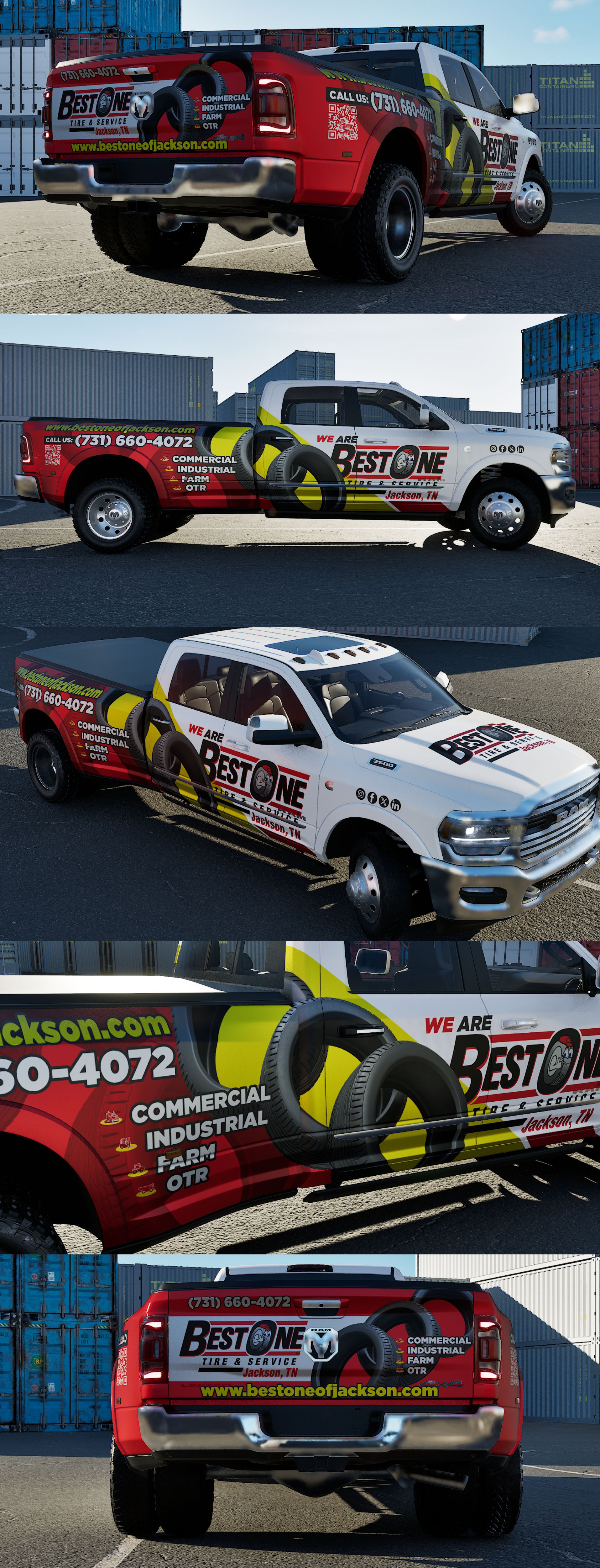 Bold, Serious, Retail Tire and repair Car Wrap Design for COPIES ...
