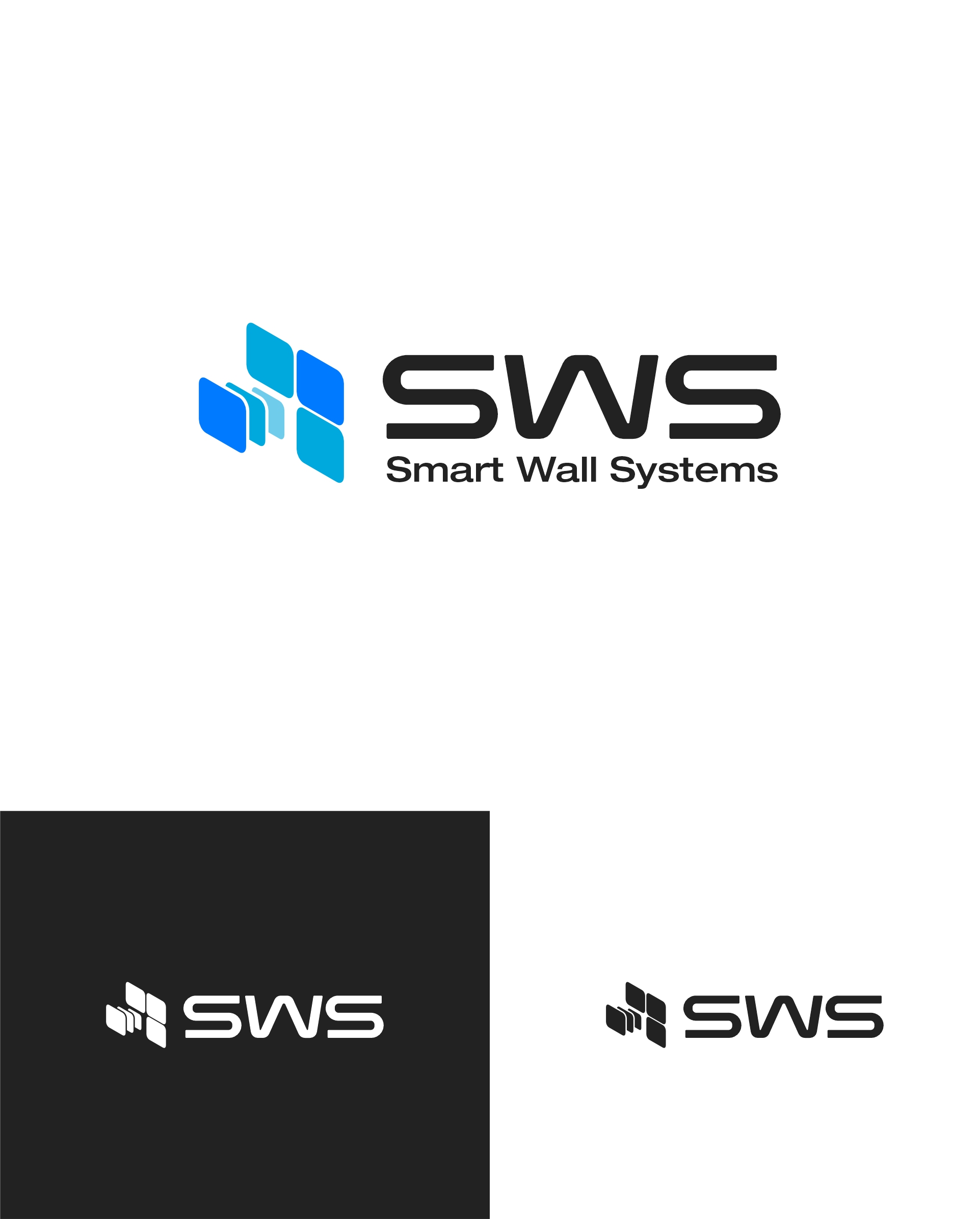 Modern, Upmarket Logo Design for SWS Option Smart Wall Ststems Option USP “Bringing Digital ...