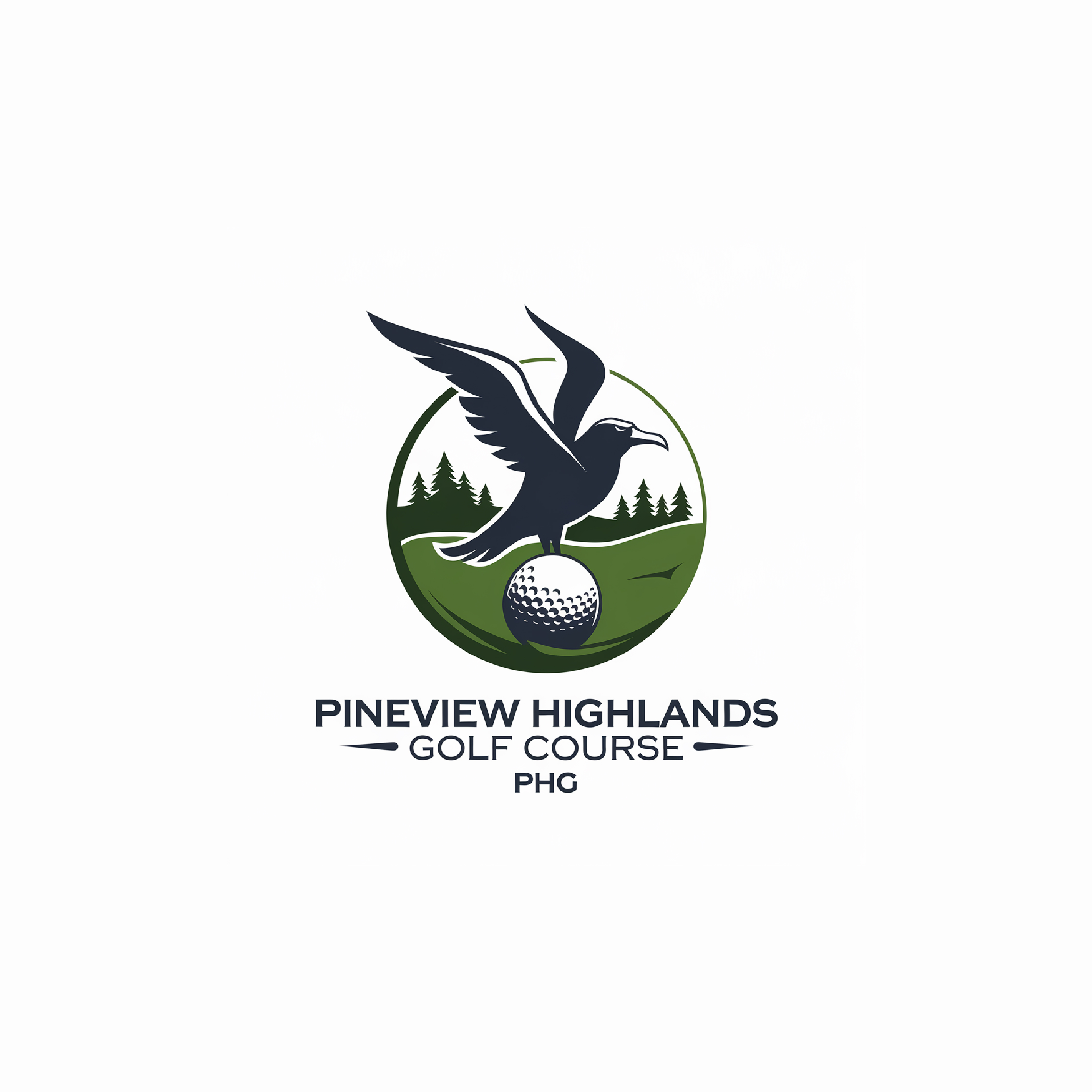 Logo Design for Pineview Highlands Golf Course or possibly PHG by ...