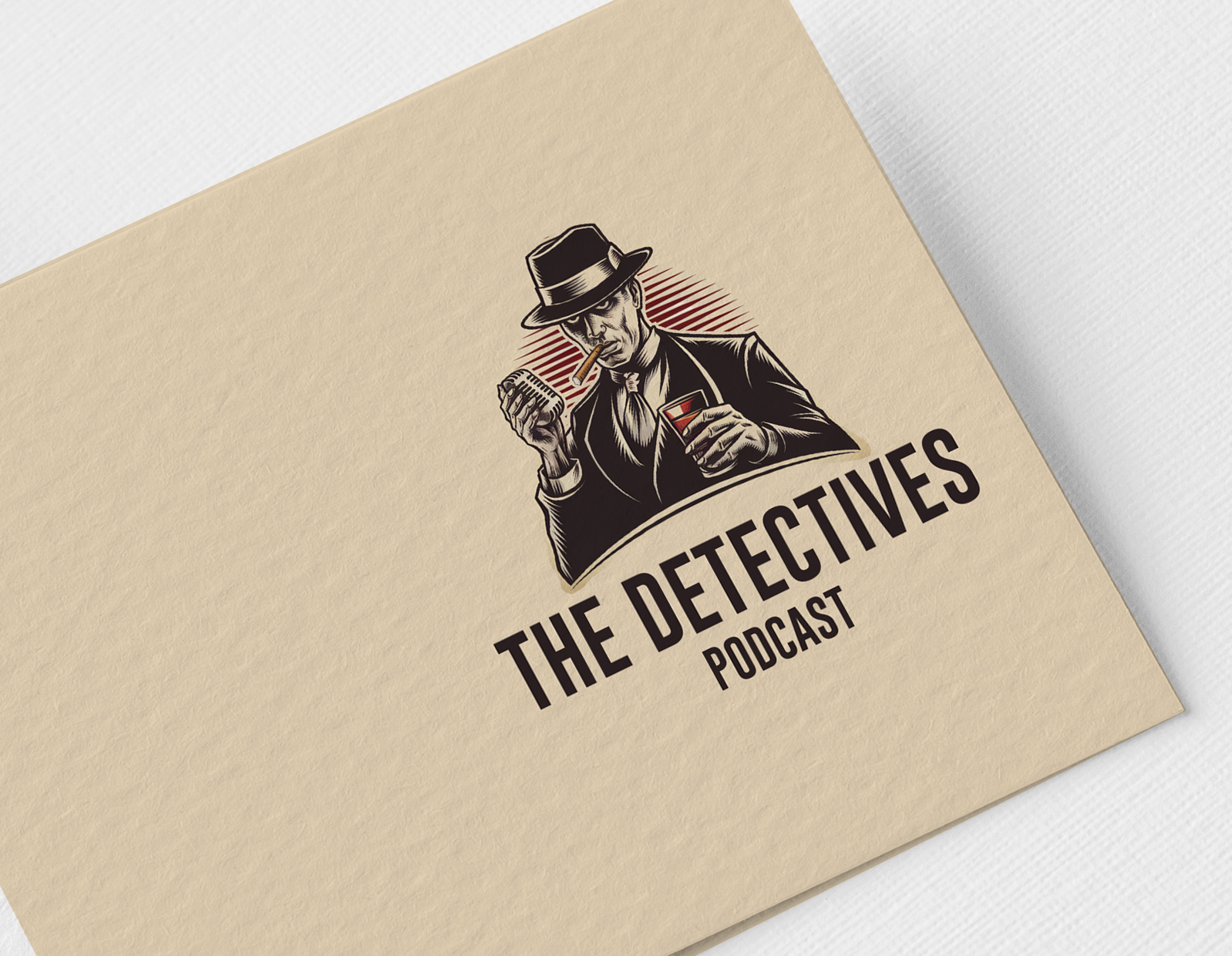 Professional, Masculine, Podcast Logo Design for The Detectives Podcast ...