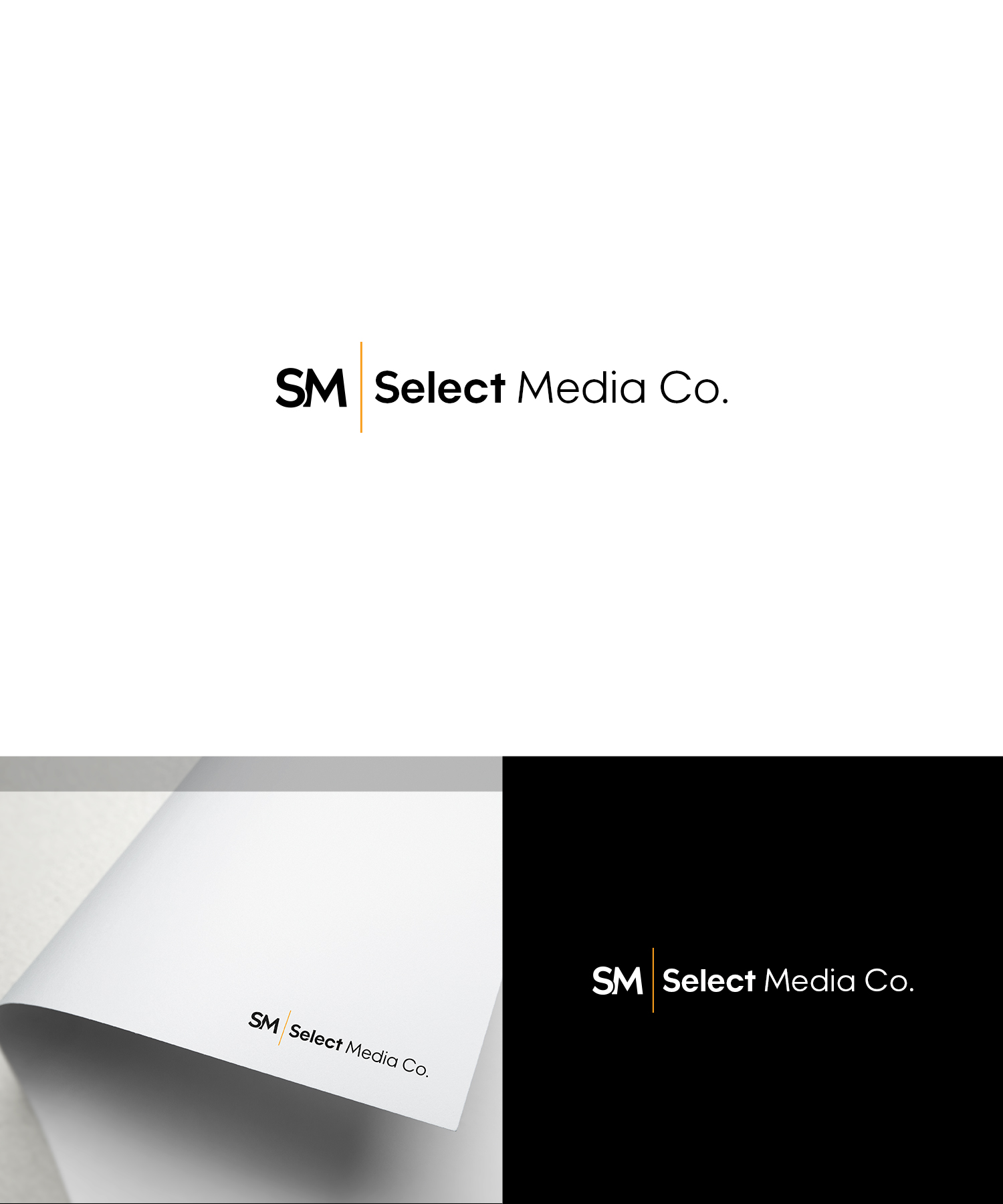 Modern, Professional, Media & Marketing Logo Design for SM Select Media ...