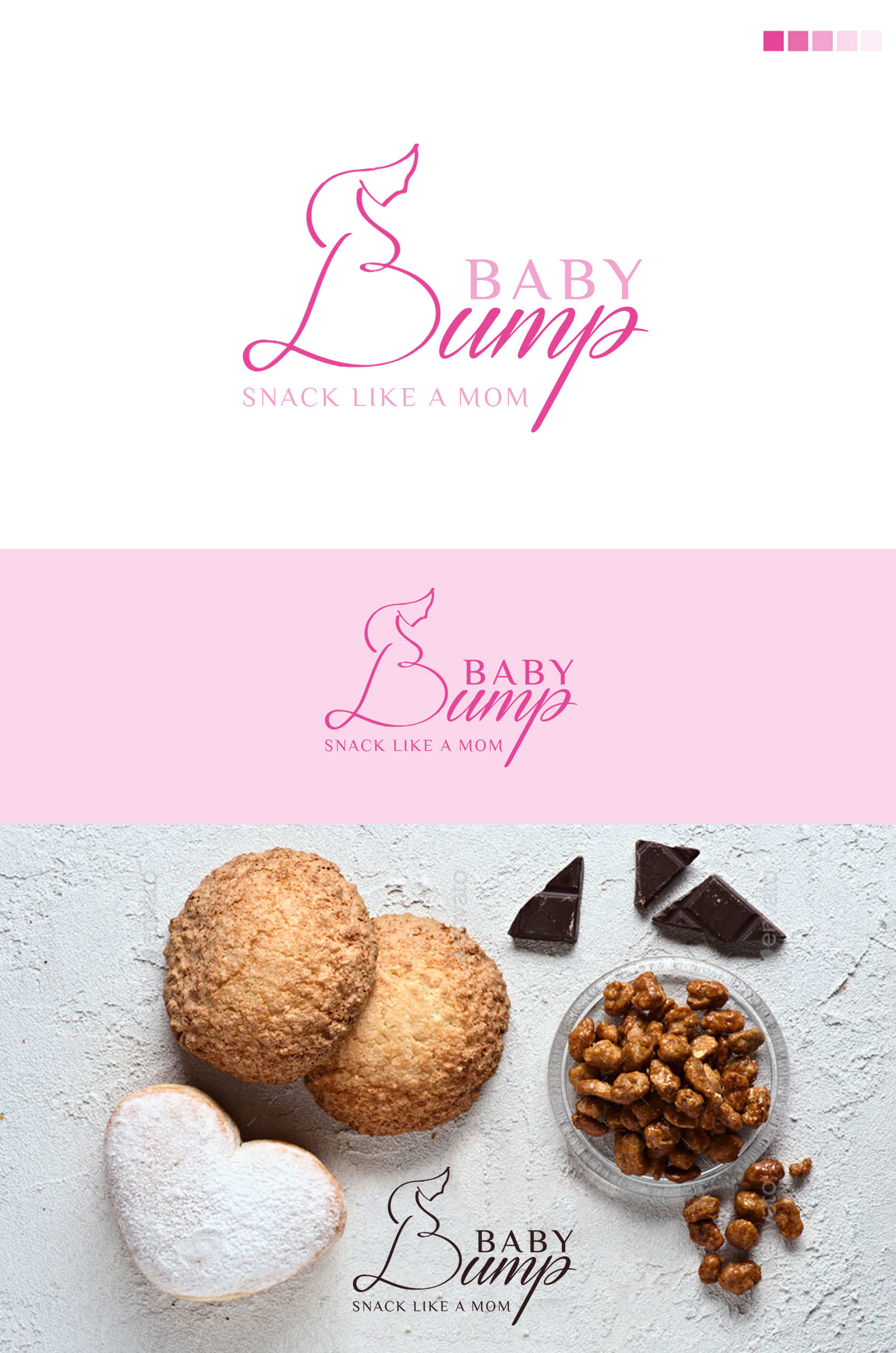 Elegant, Playful, consumer packed food goods Logo Design for Baby Bump ...