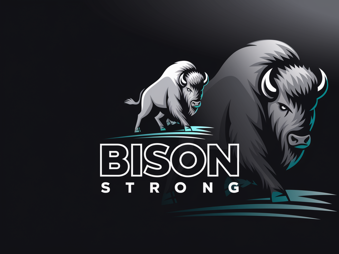 Logo Design for Bison Strong by Maya_ | Design #34852047