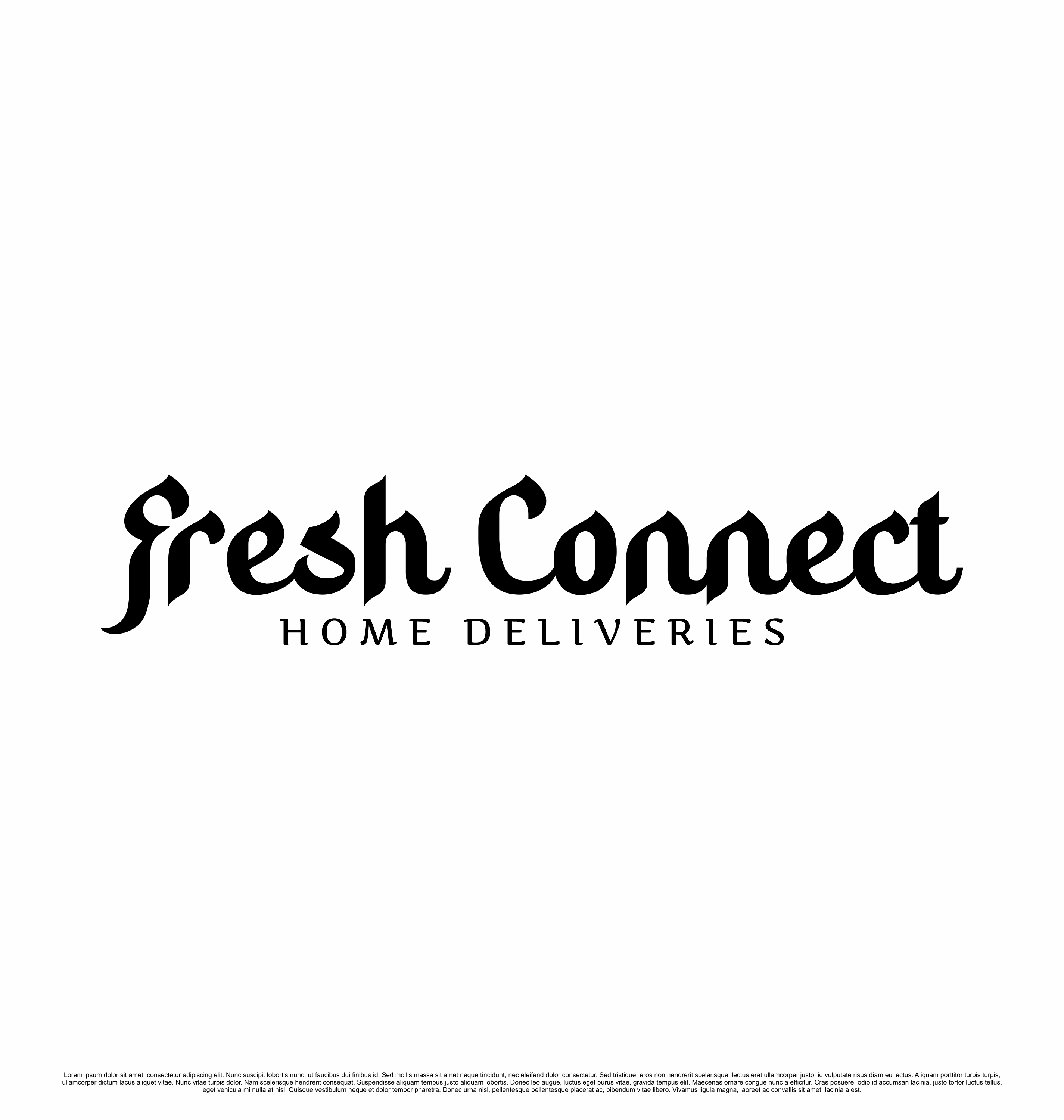 Elegant, Playful, Fresh Produce Logo Design for Fresh Connect - Home ...