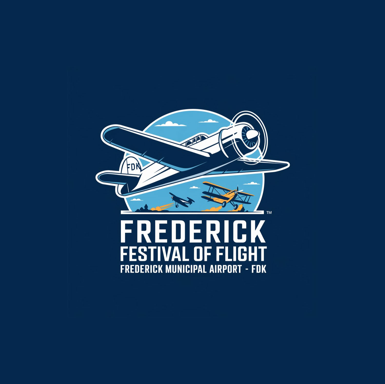Logo Design for Frederick Festival of Flight Frederick Municipal ...