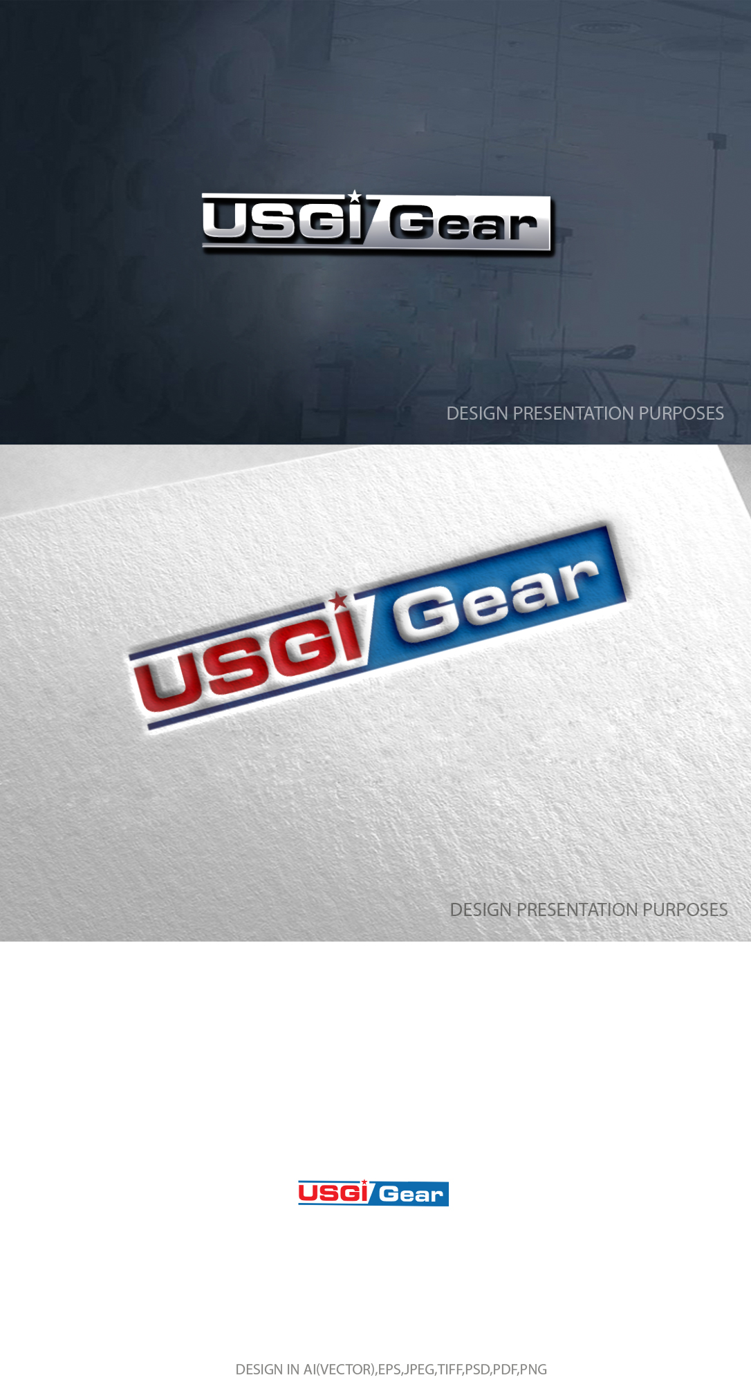 Elegant, Playful Logo Design for USGI Gear by zebronicgraphic | Design ...