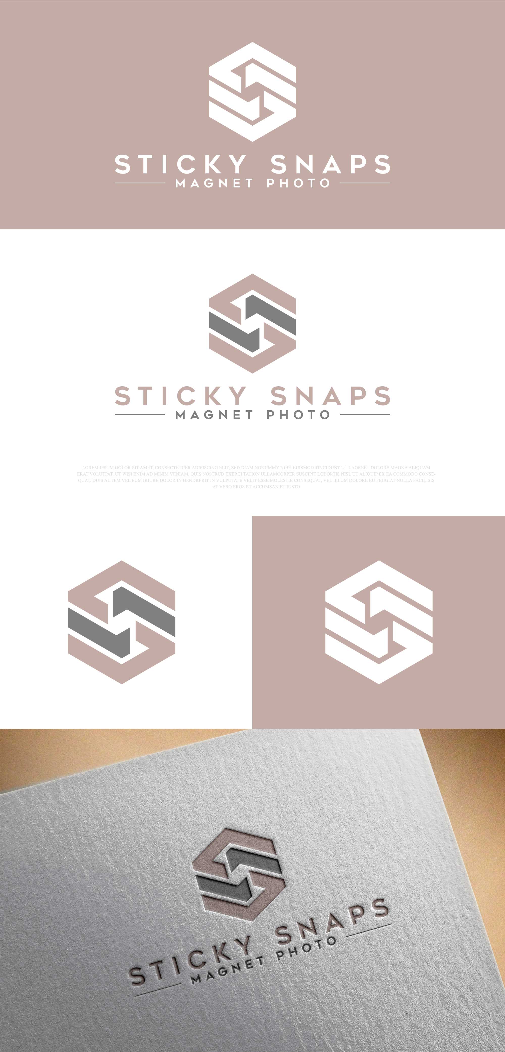 Logo Design for STICKY SNAPS by Diane 01 | Design #34844502