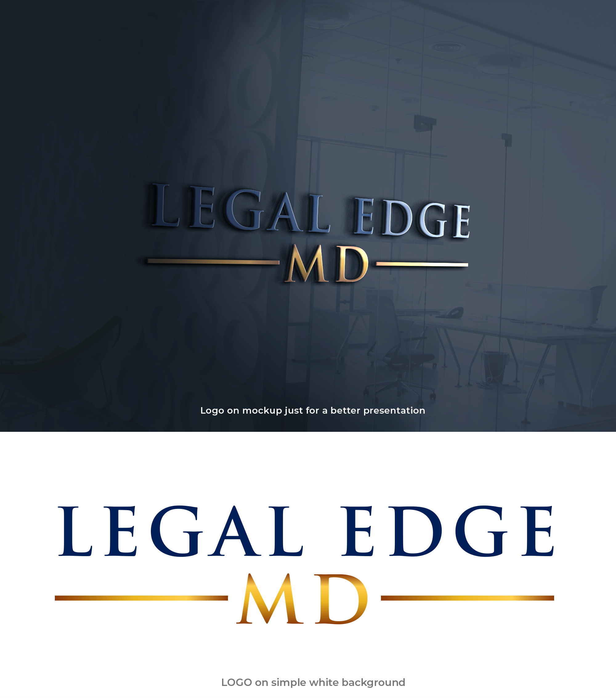 Logo Design for Legal Edge MD by Asad Shaikh | Design #34841376