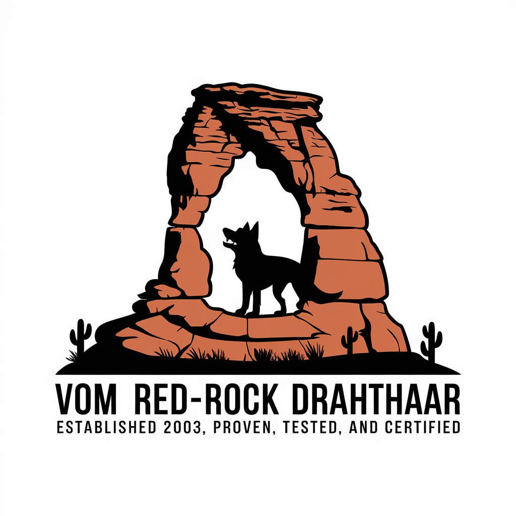 Elegant, Playful Logo Design for vom Red-Rock Drahthaar establshed 2003 ...