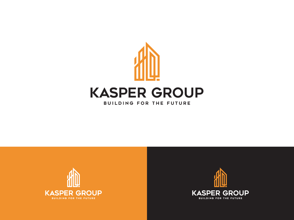 Bold, Serious, Commercial Construction Logo Design for Kasper Group - Building for the Future by ...