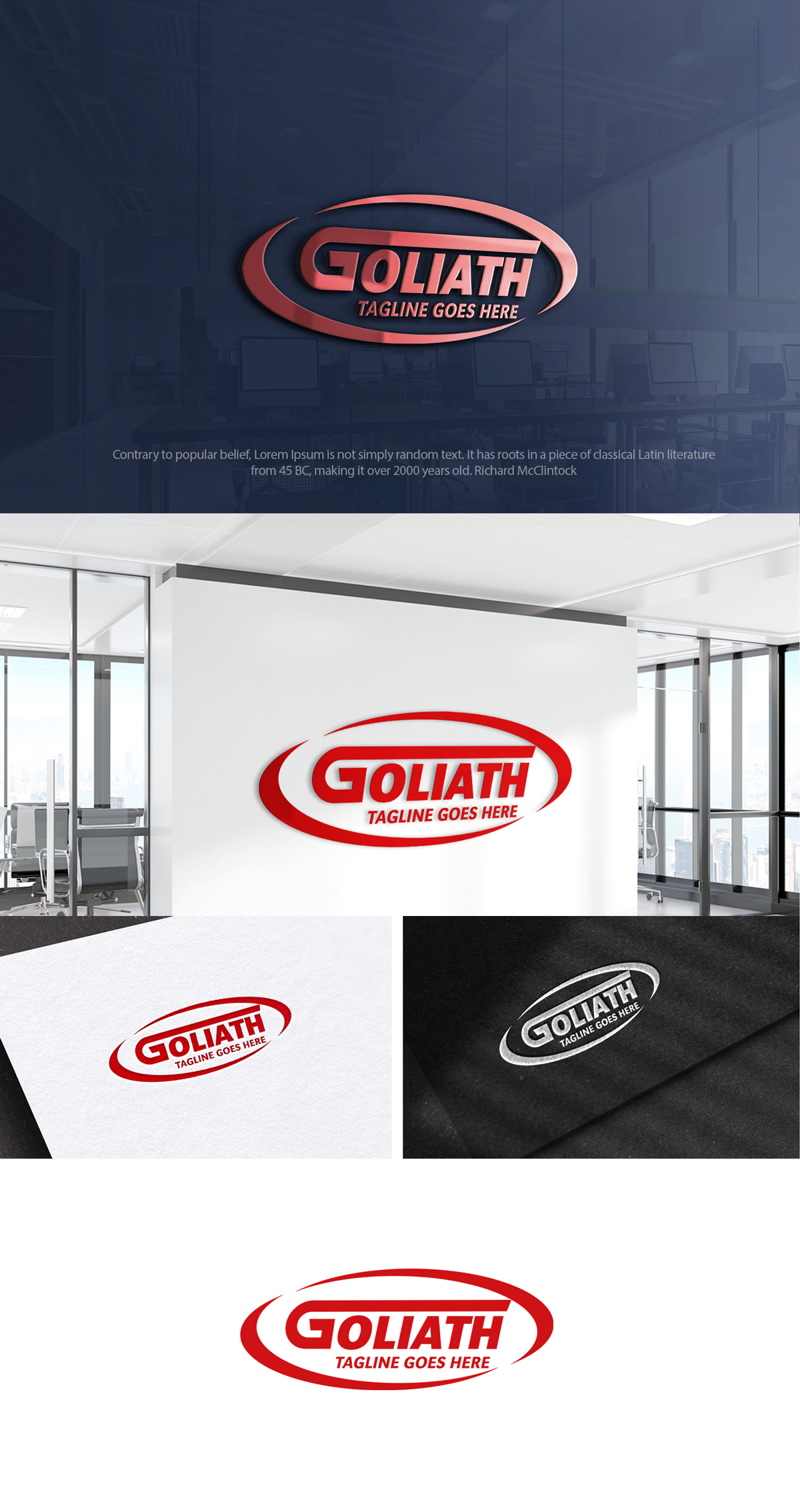 Elegant, Playful Logo Design for GOLIATH / GOLIATH Products by reenaldy ...