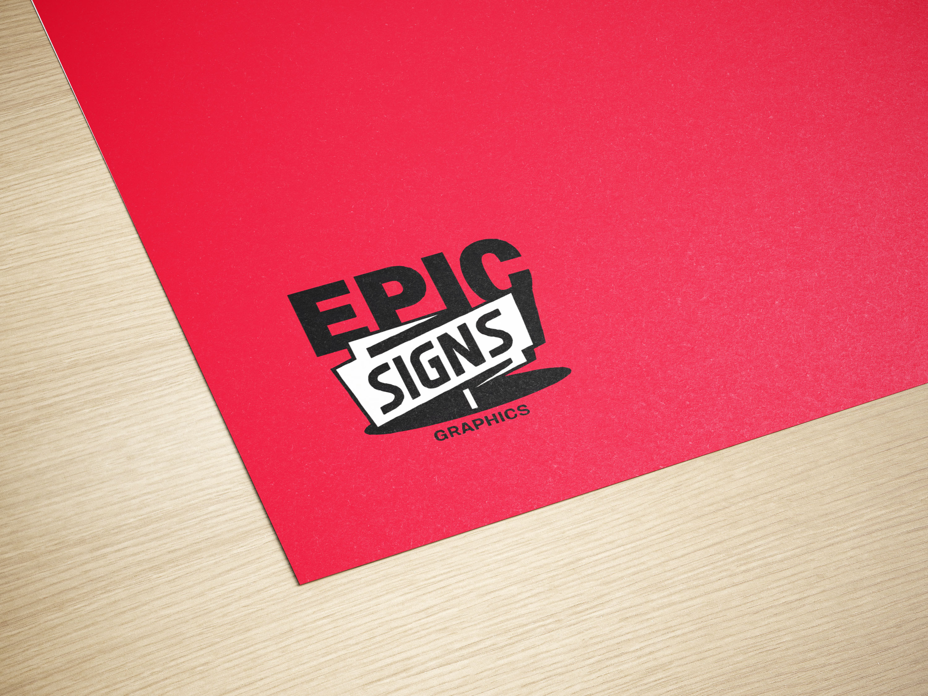 Elegant, Playful, signage Logo Design for EPIC SIGNS & Graphics by D ...