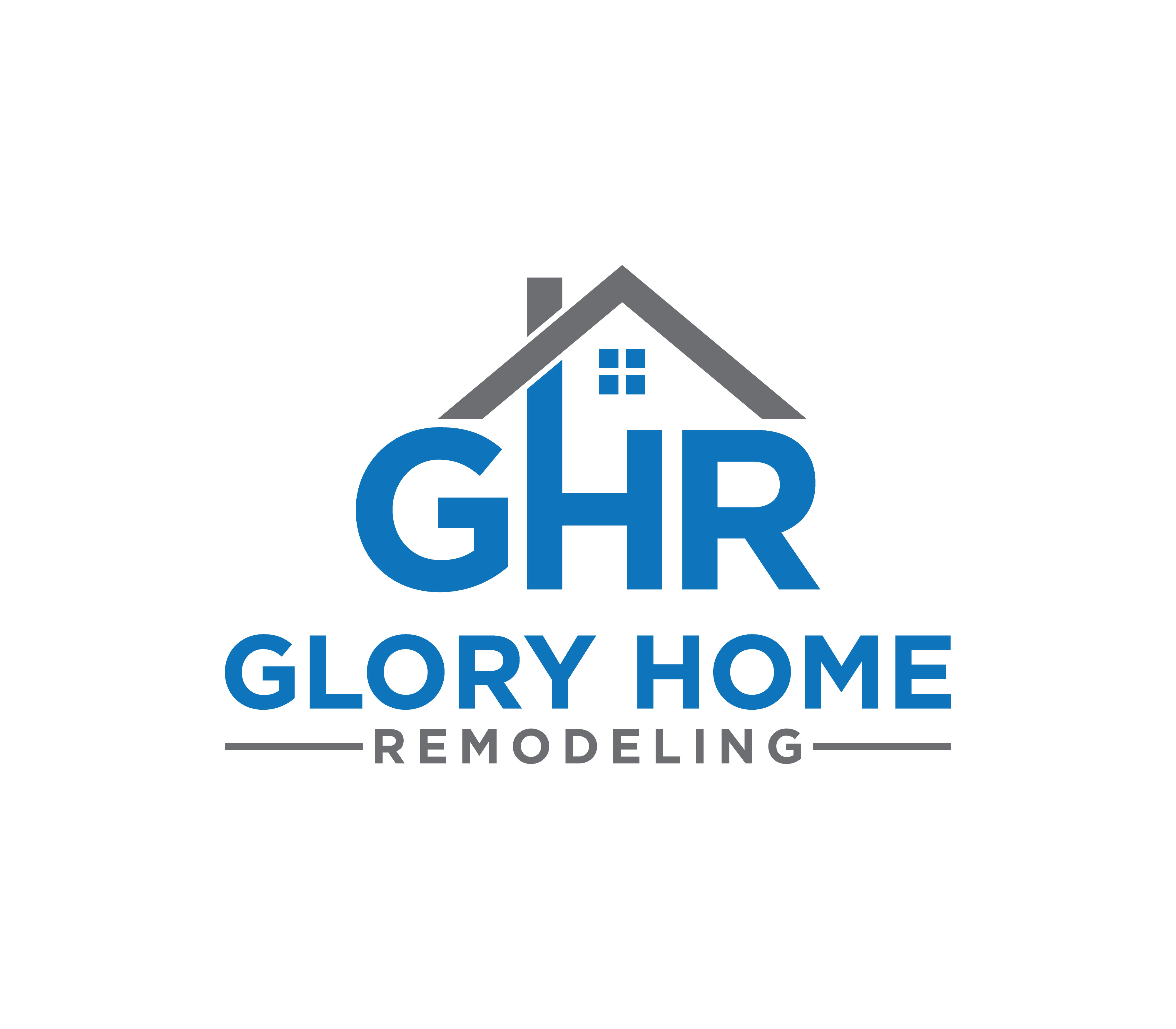 Elegant, Playful, Home Remodeling Logo Design for Glory Home Remodeling ...