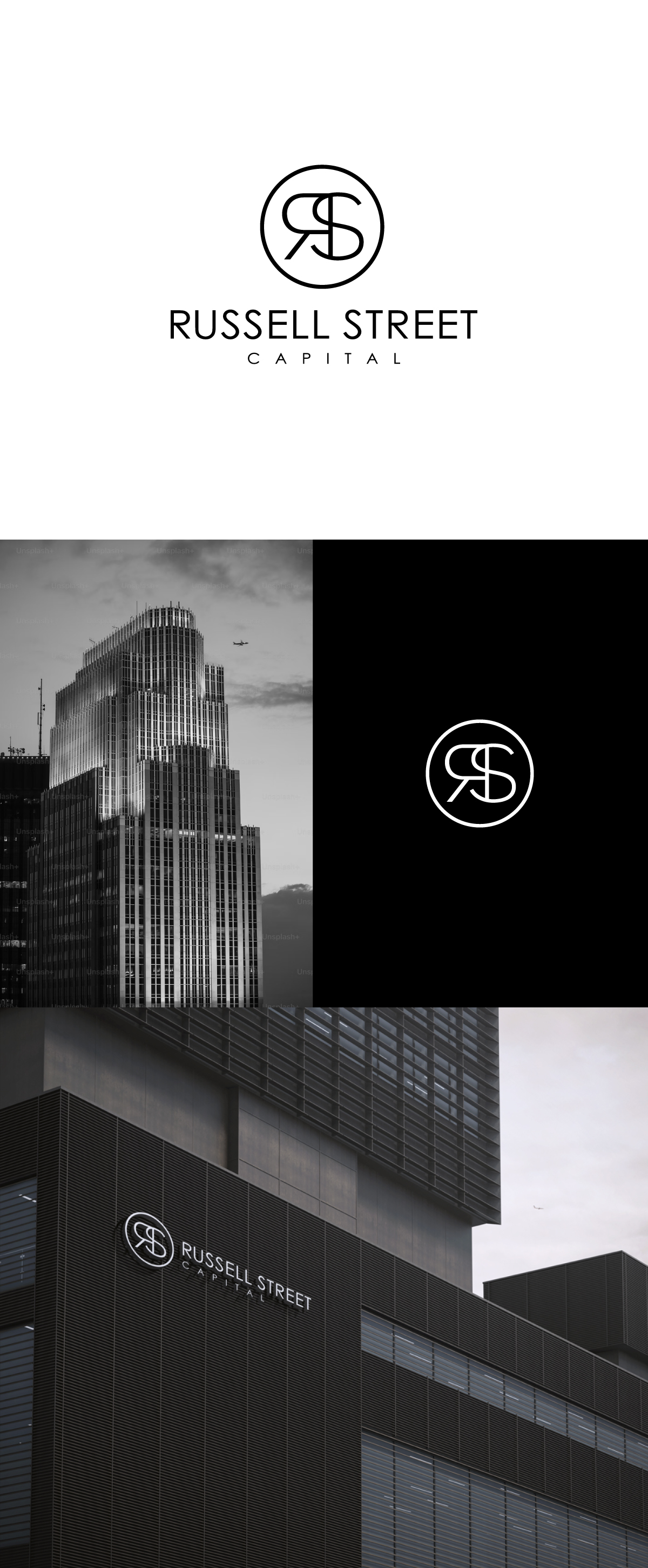 Professional, Serious, Real Estate Logo Design for Russell Street Capital (Optional: something ...