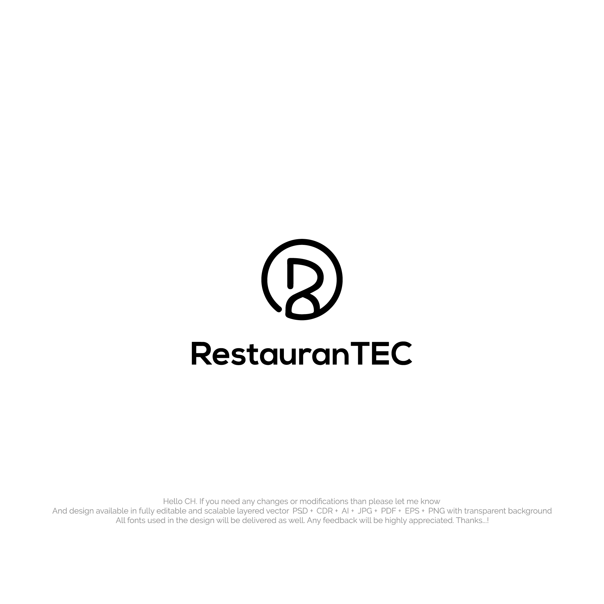 Elegant, Serious, Technology/Restaurants Logo Design for RestauranTEC ...