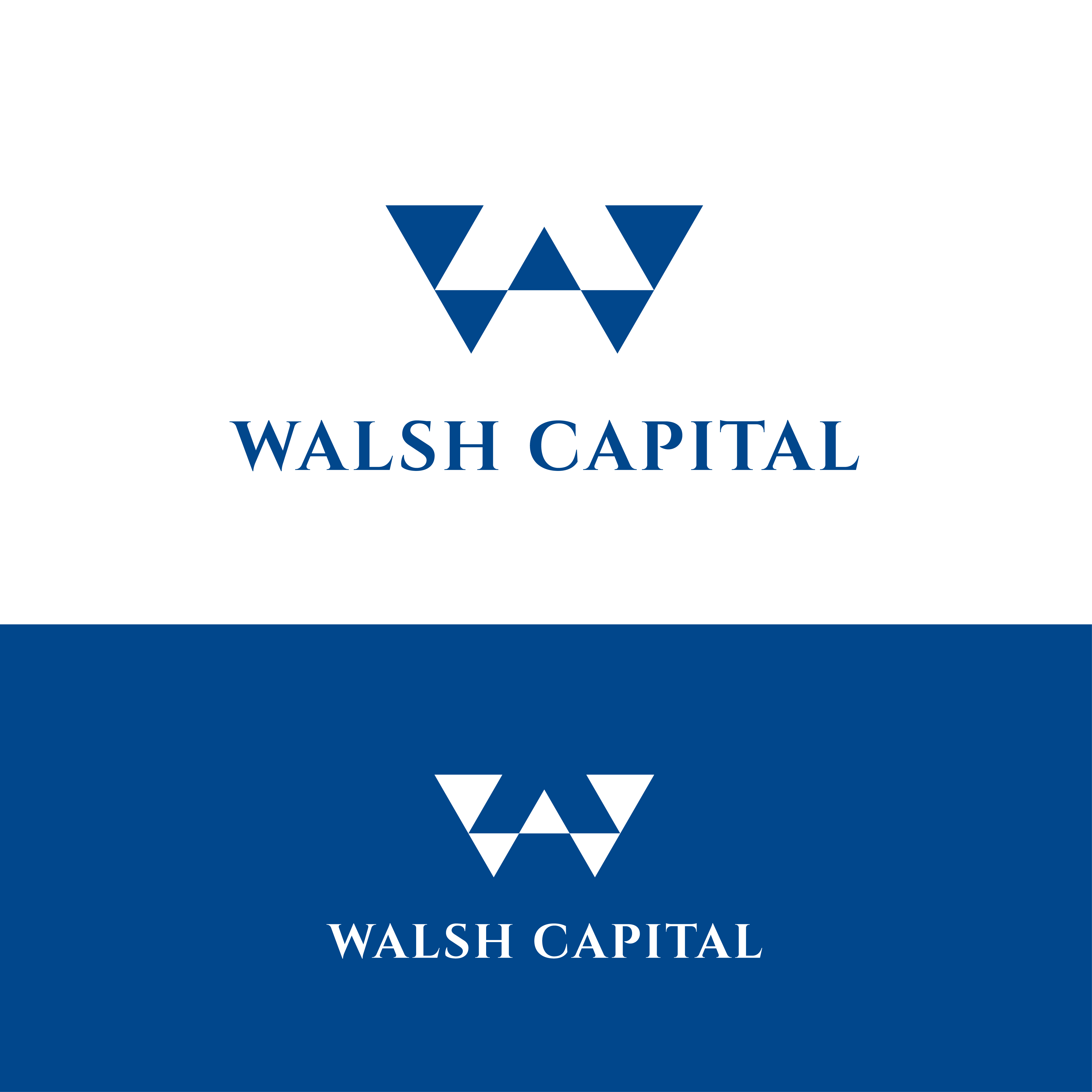 Elegant, Upmarket, Wealth Management Logo Design for Walsh Capital by ...