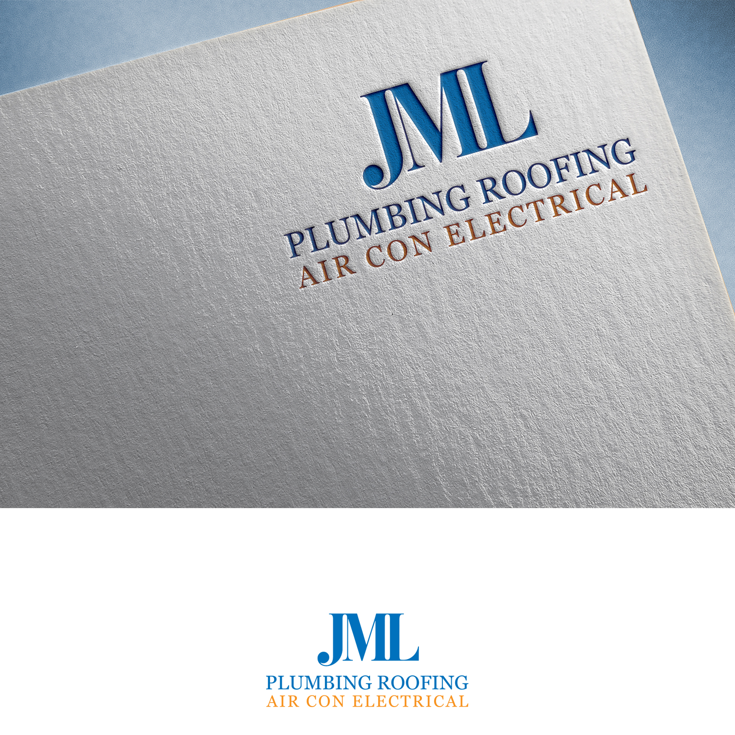 Logo Design for JML Plumbing Roofing Air Con Electrical by Waniya Studio | Design #35106886